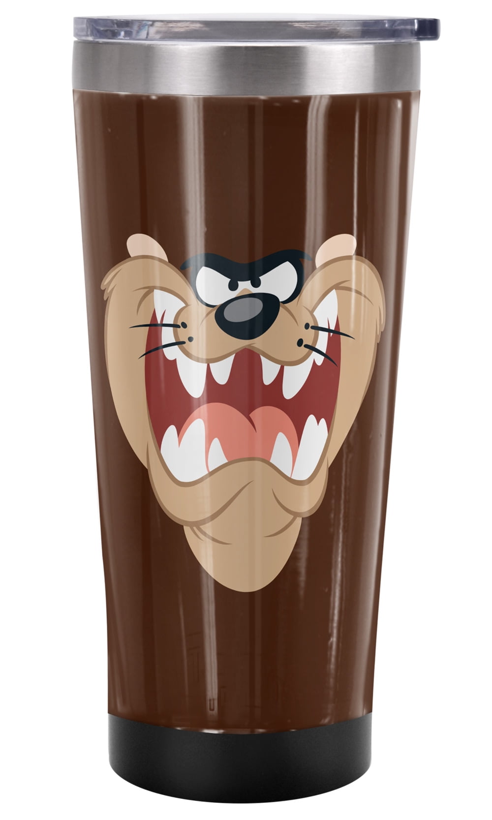 Looney Tunes Official Taz Face 20 oz Travel Tumbler, Stainless Steel ...