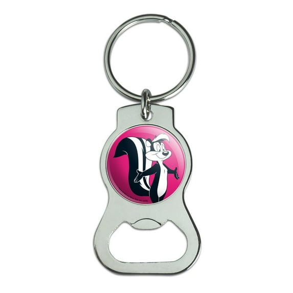 Looney Tunes Pepe Le Pew Keychain with Bottle Cap Opener - Walmart.com