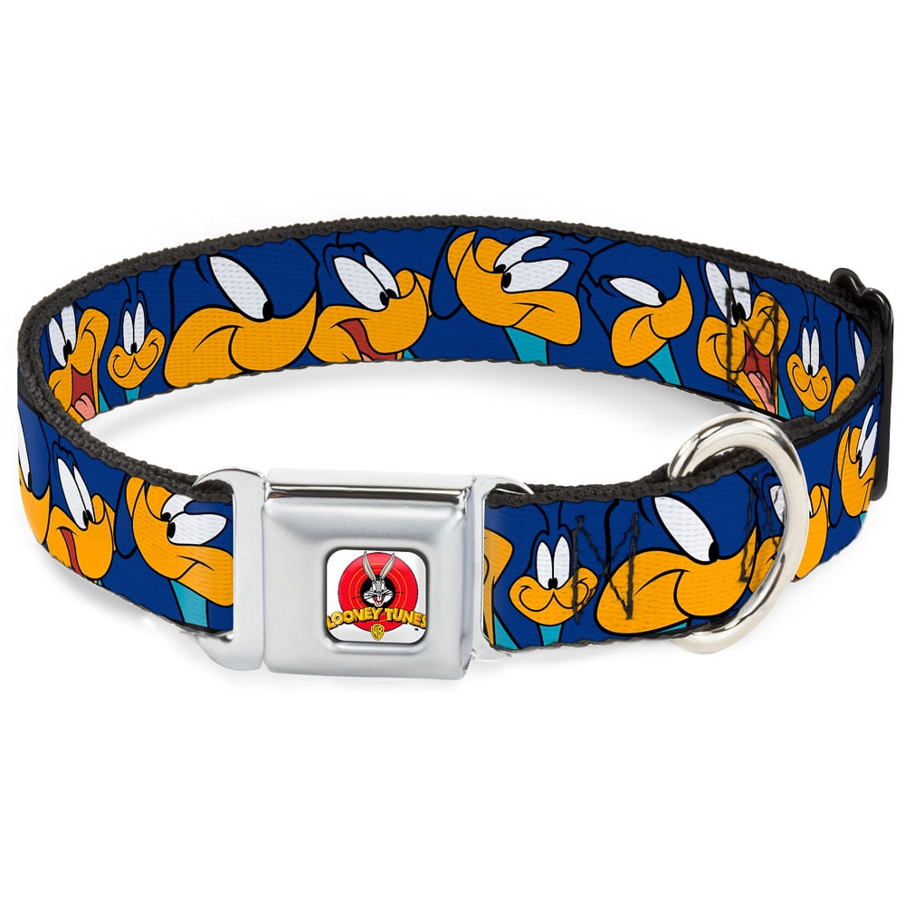 Looney Tunes Pet Collar, Dog Collar Metal Seatbelt Buckle, Road Runner ...