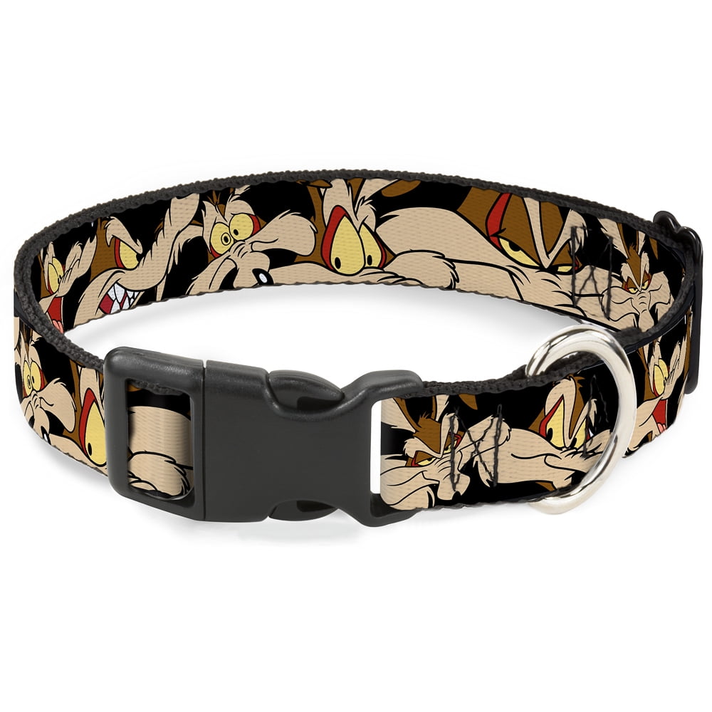 Looney Tunes Pet Collar, Dog Collar Plastic Buckle, Wile E Coyote ...
