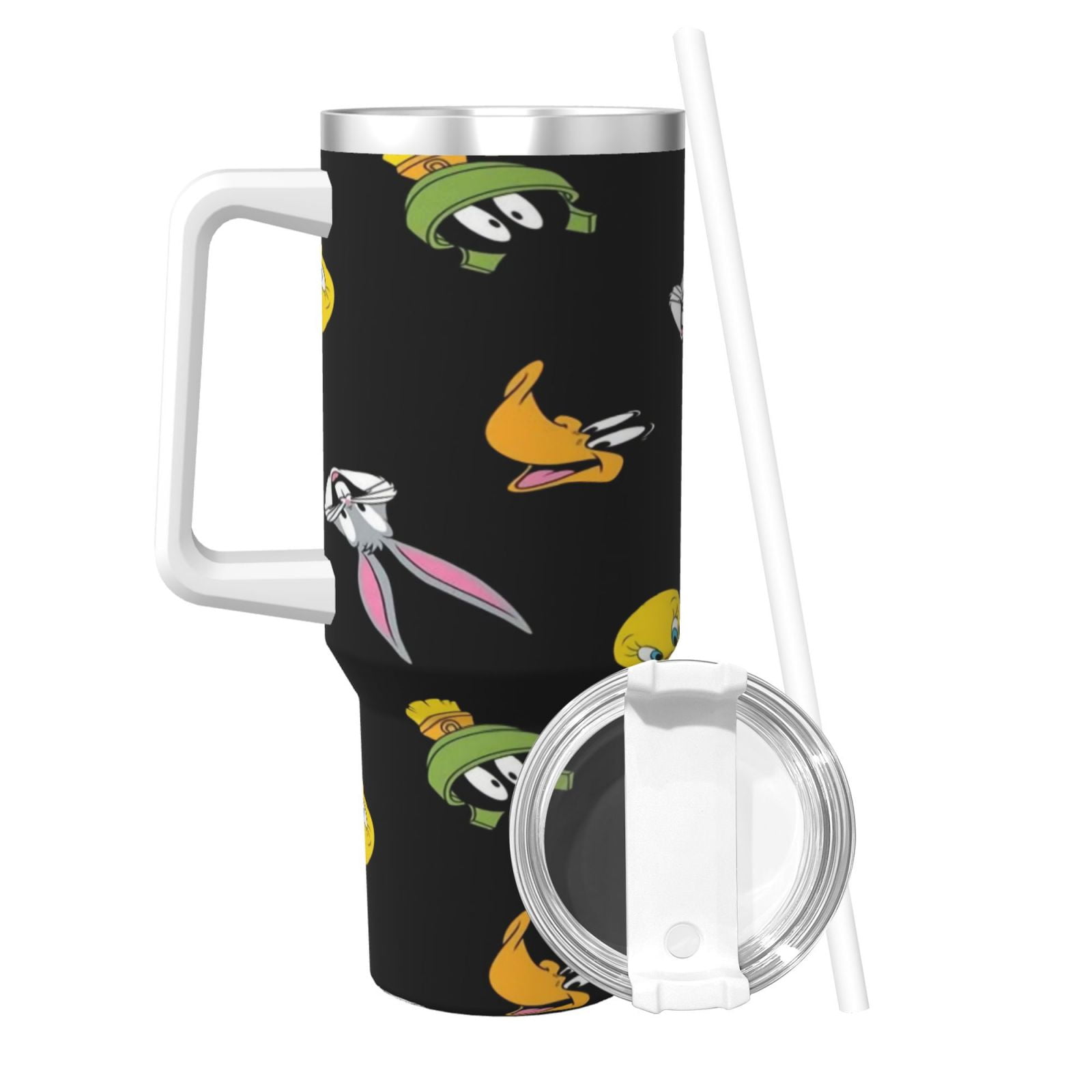 Looney Tunes Print Thermos Insulated Stainless Steel Hot/Cold Coffee ...