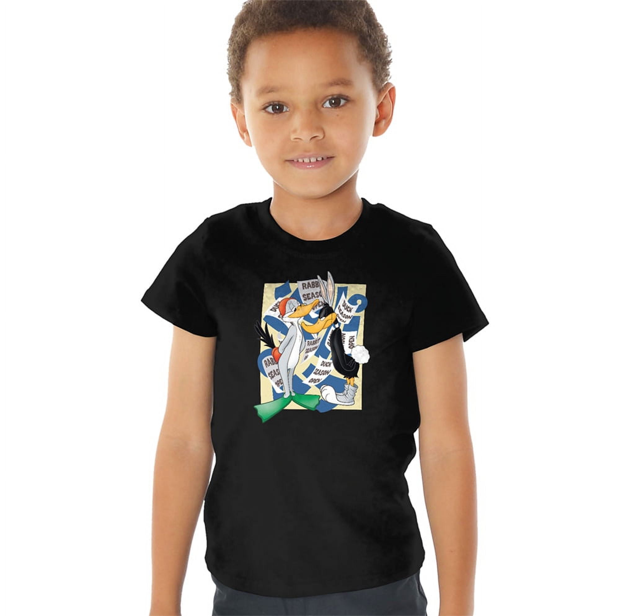 Looney Tunes Rabbit Season Duck Season Kids T Shirt (2) for Youth ...