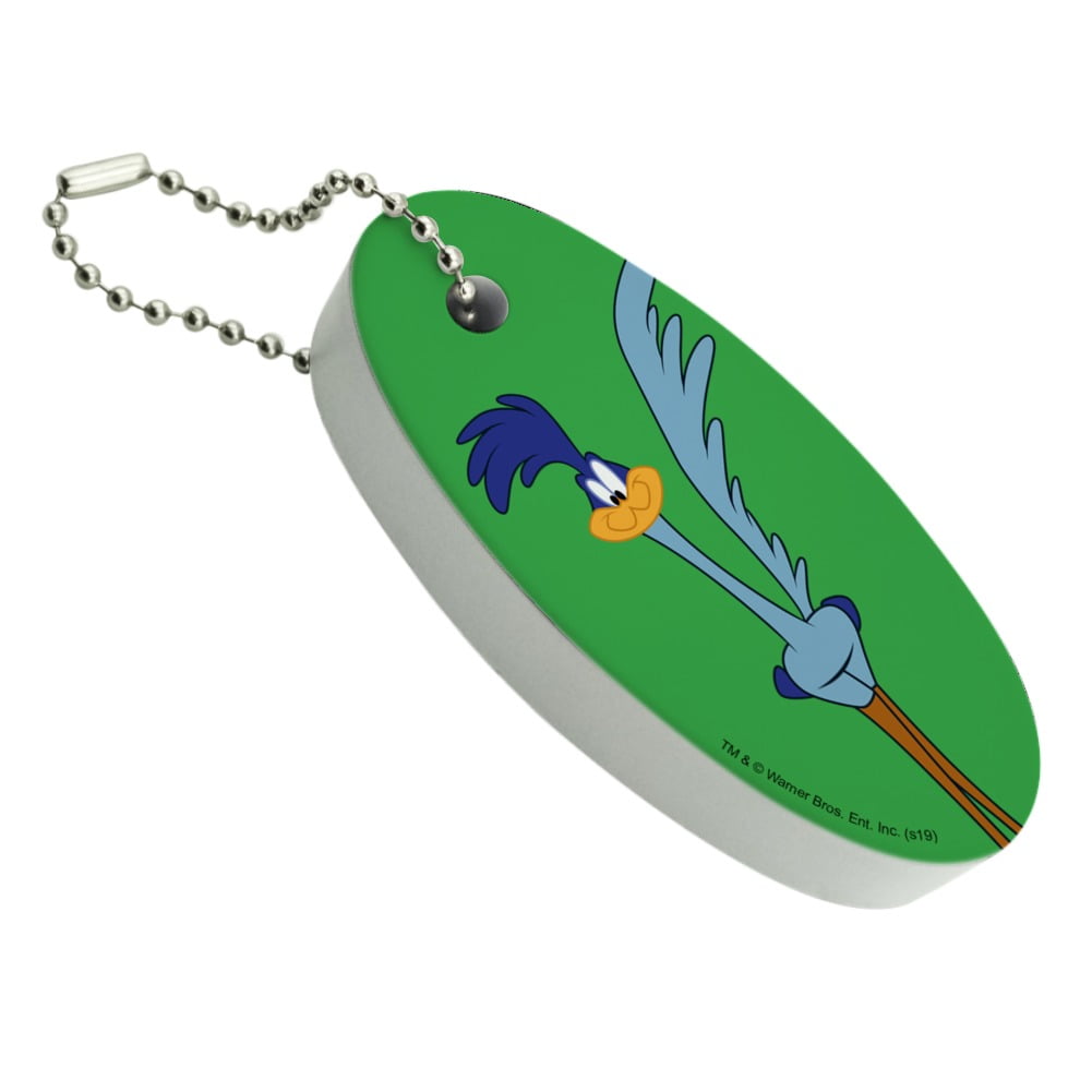 Looney Tunes Road Runner Floating Keychain Oval Foam Fishing Boat Buoy ...