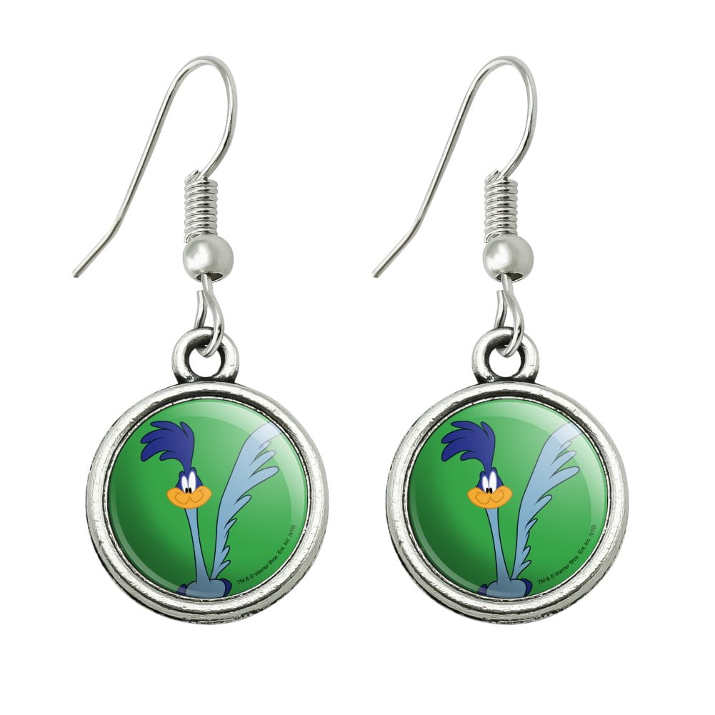 Looney Tunes Road Runner Novelty Dangling Drop Charm Earrings - Walmart.com