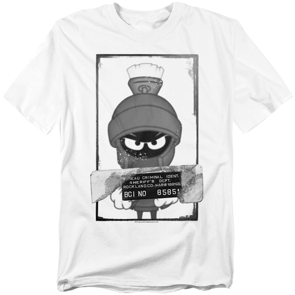 Looney Tunes T-Shirt Marvin The Martin Busted Unisex Graphic Tee for ...