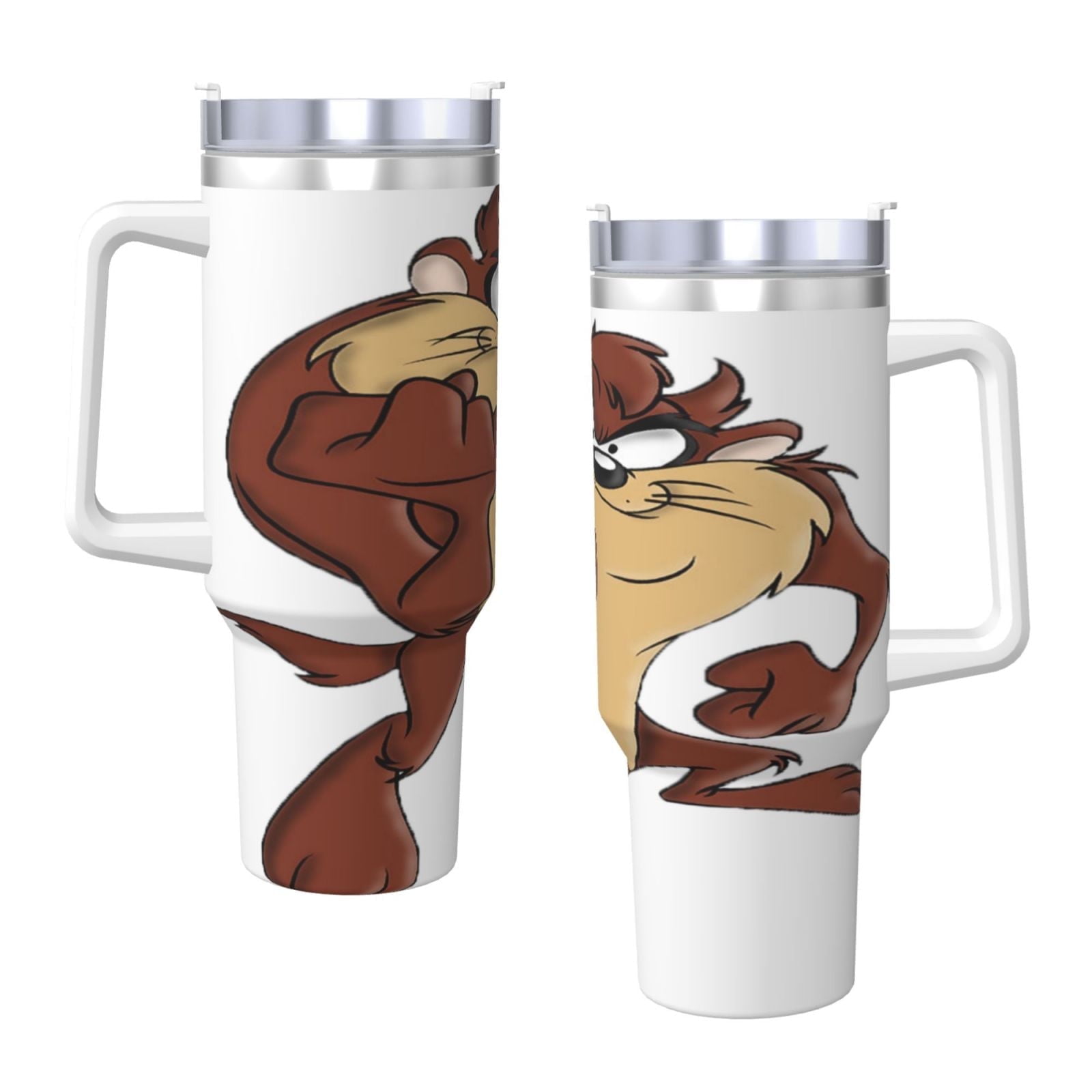 Looney Tunes Tasmanian Devil Taz 40 Oz Tumbler With Handle And Straw ...