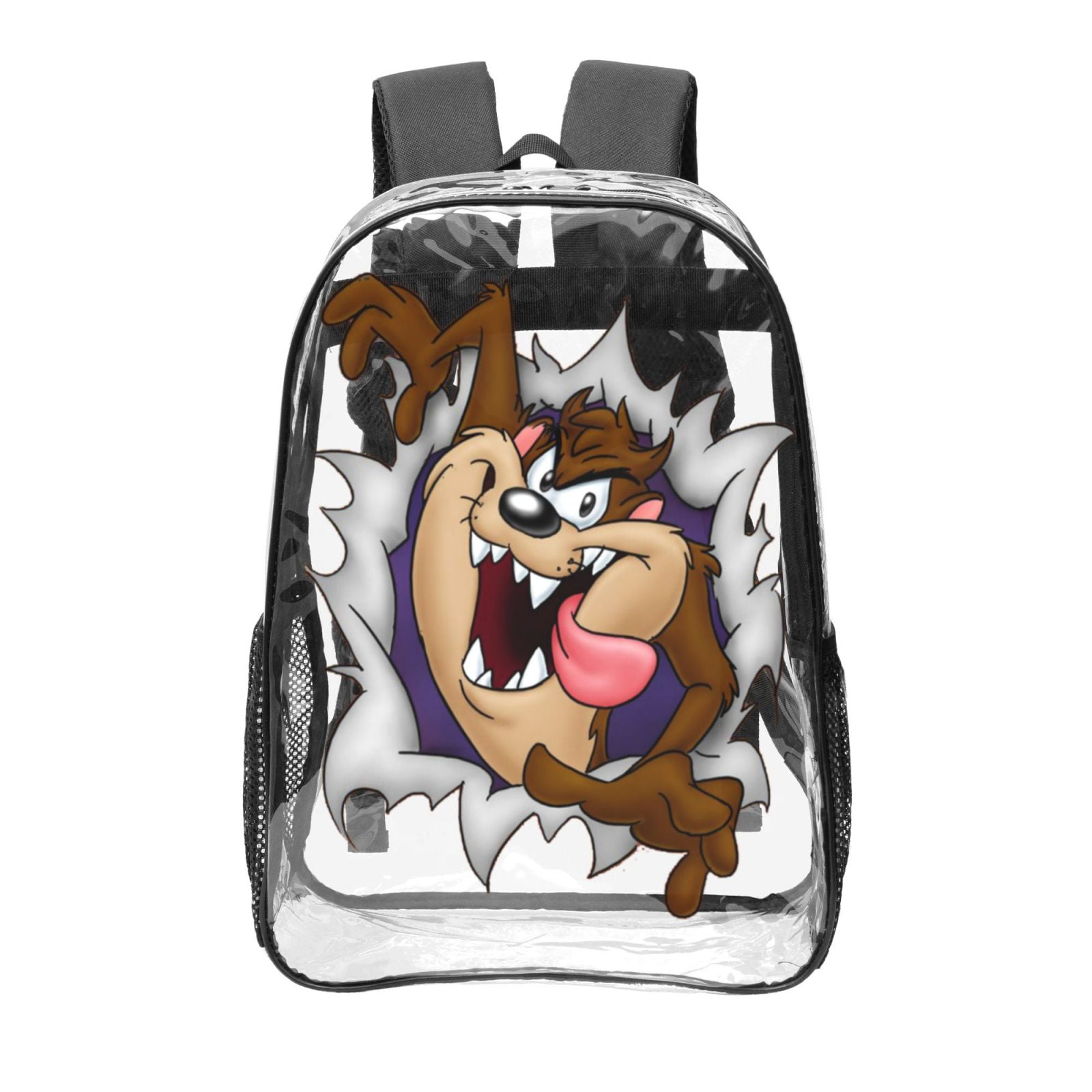 Looney Tunes Tasmanian Devil Taz Transparent Backpack Fashion Travel ...