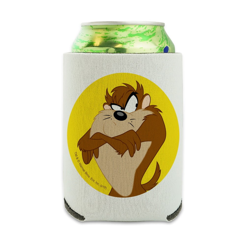 Looney Tunes Taz Can Cooler - Drink Sleeve Hugger Collapsible Insulator ...