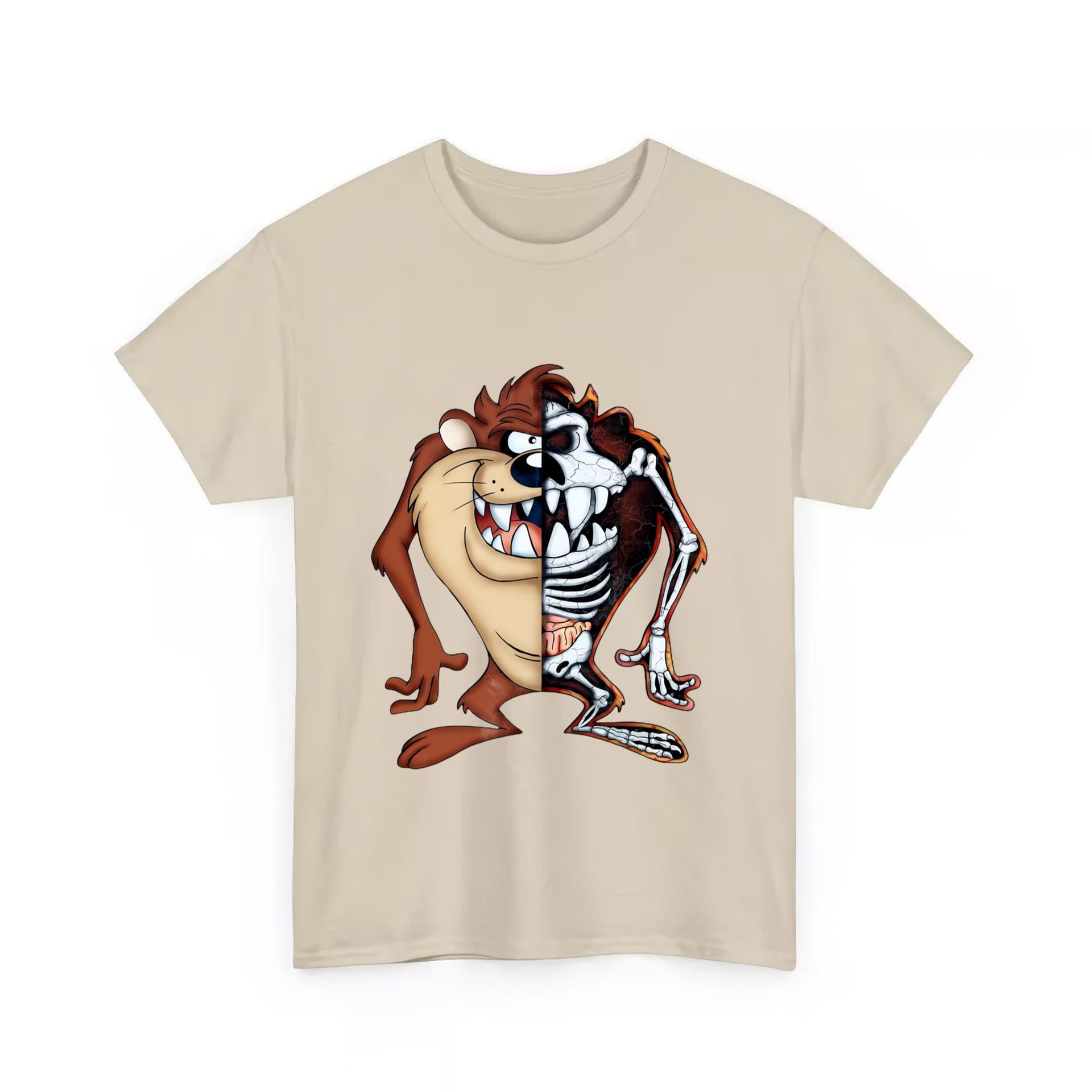 Looney Tunes Taz Half Skeleton Shirt - Walmart.com