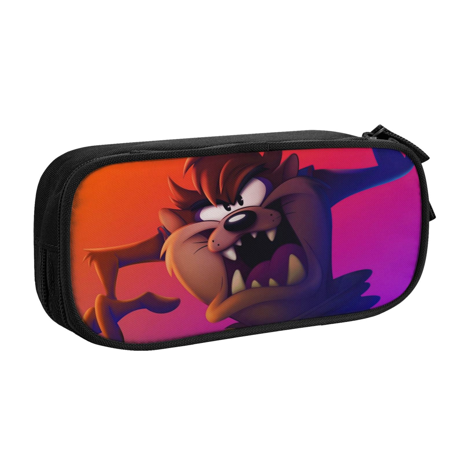 Looney Tunes Taz-Mania Big Capacity Pencil Case, Aesthetic Pen Pouch ...