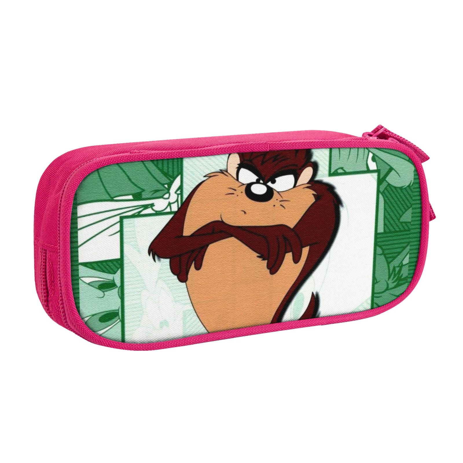 Looney Tunes Taz-Mania Big Capacity Pencil Case, Aesthetic Pen Pouch ...