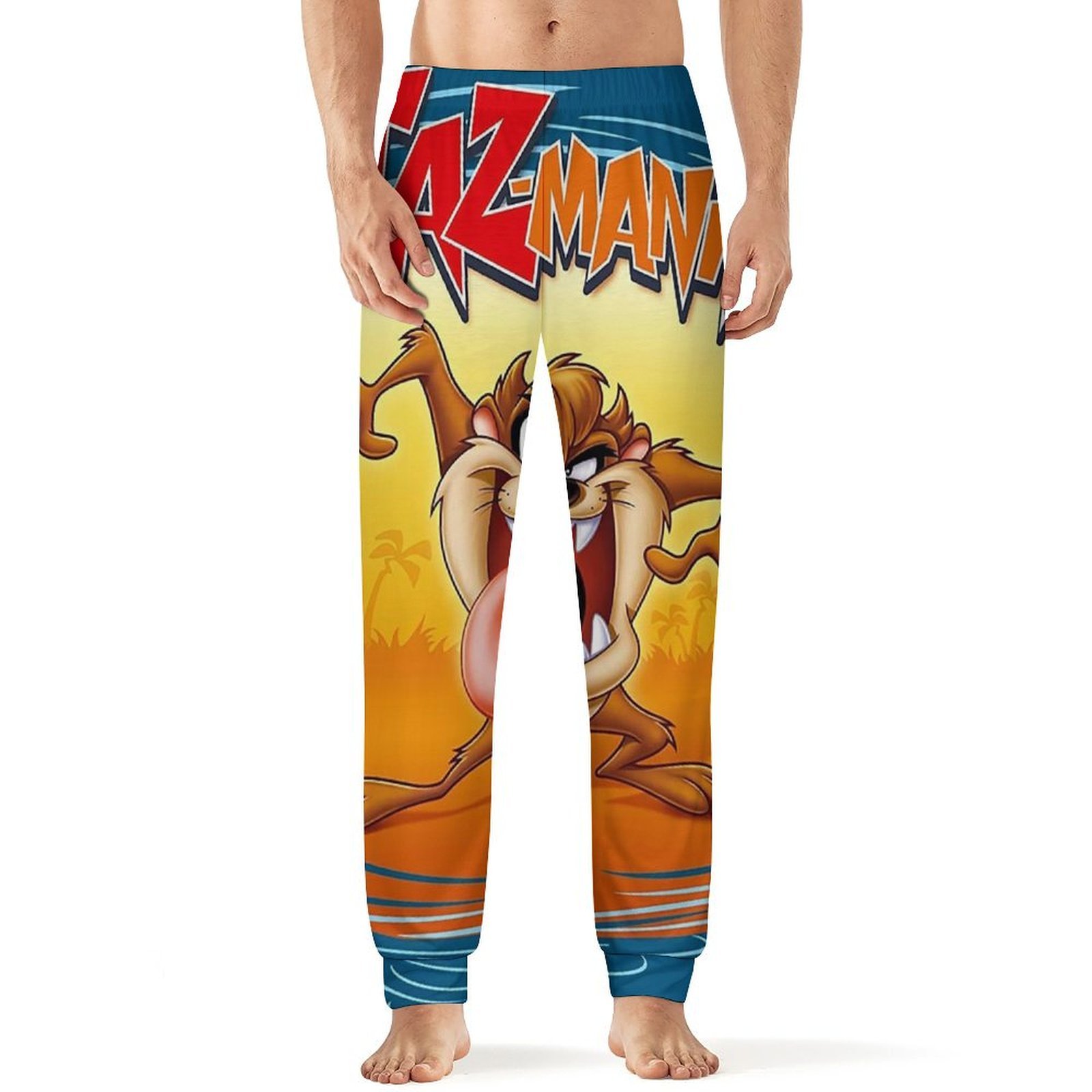 Looney Tunes Taz-Mania Men's Lightweight Pajama Pants Soft Lounge Sleep ...