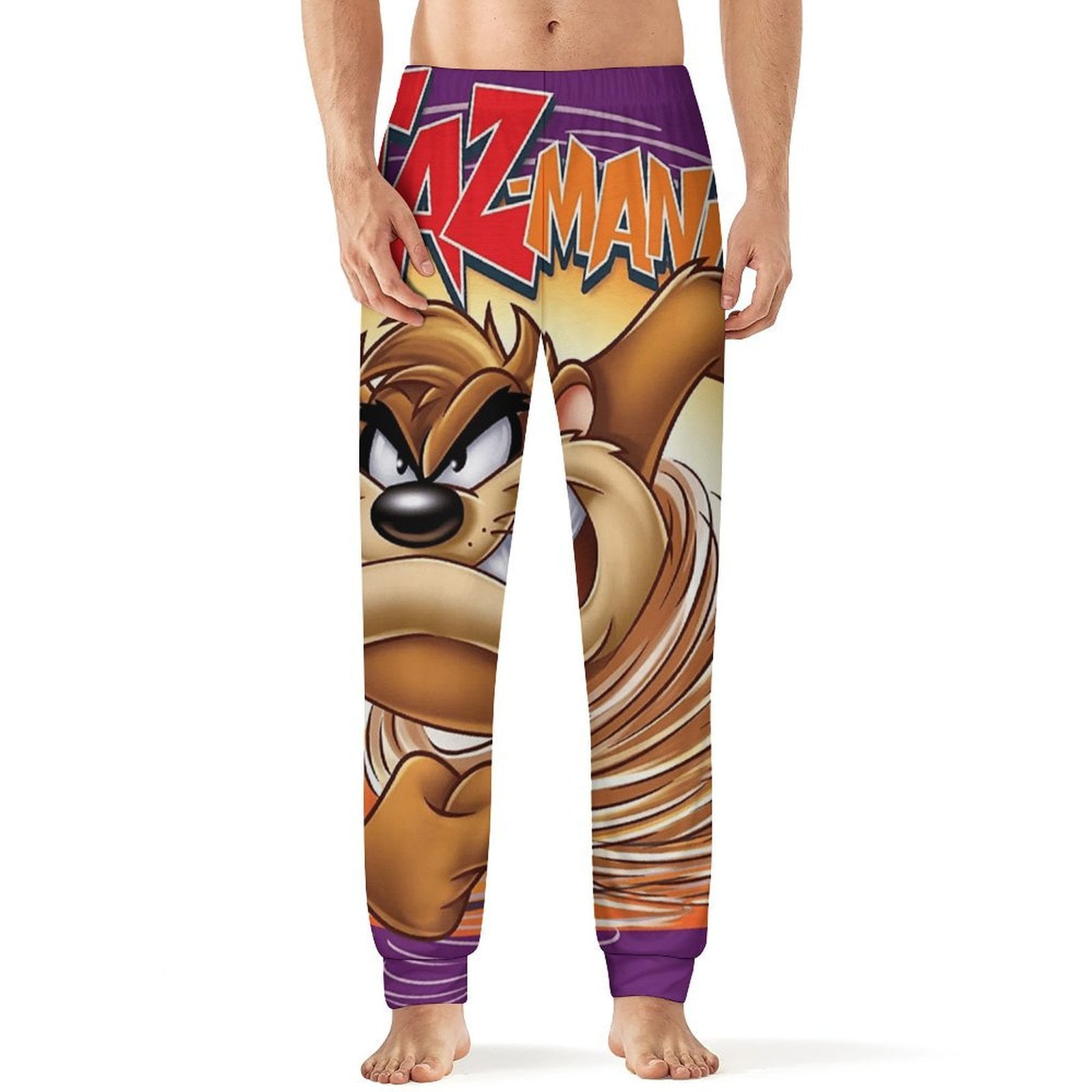 Looney Tunes Taz-Mania Men's Lightweight Pajama Pants Soft Lounge Sleep ...
