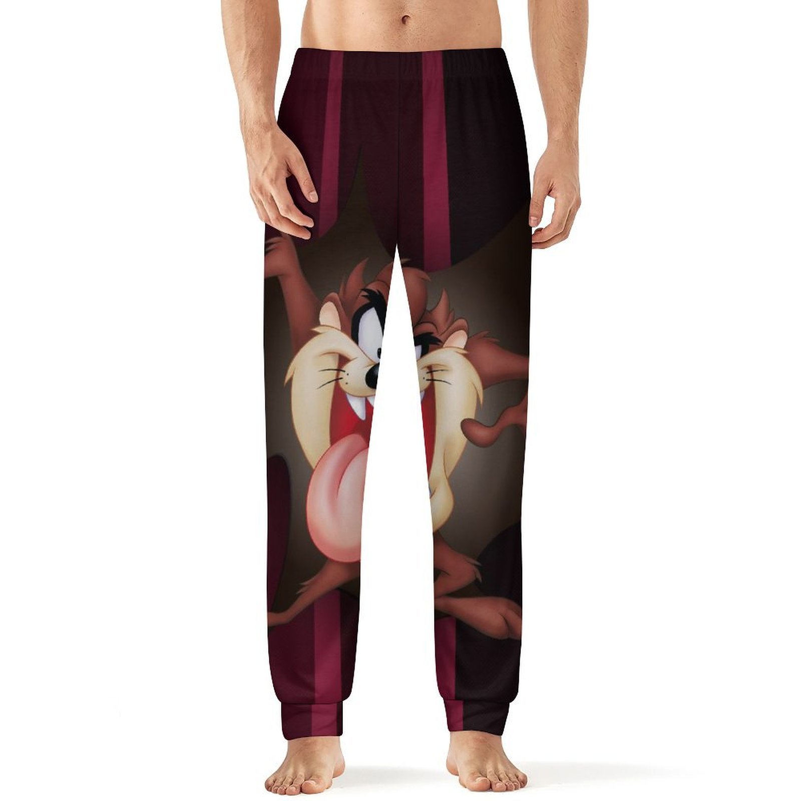 Looney Tunes Taz-Mania Men's Lightweight Pajama Pants Soft Lounge Sleep ...