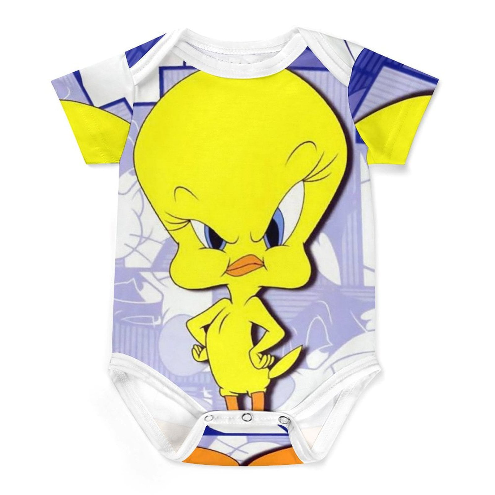 Looney Tunes Tweety Baby Boy Girl Short Sleeve Romper Clothing Set ...