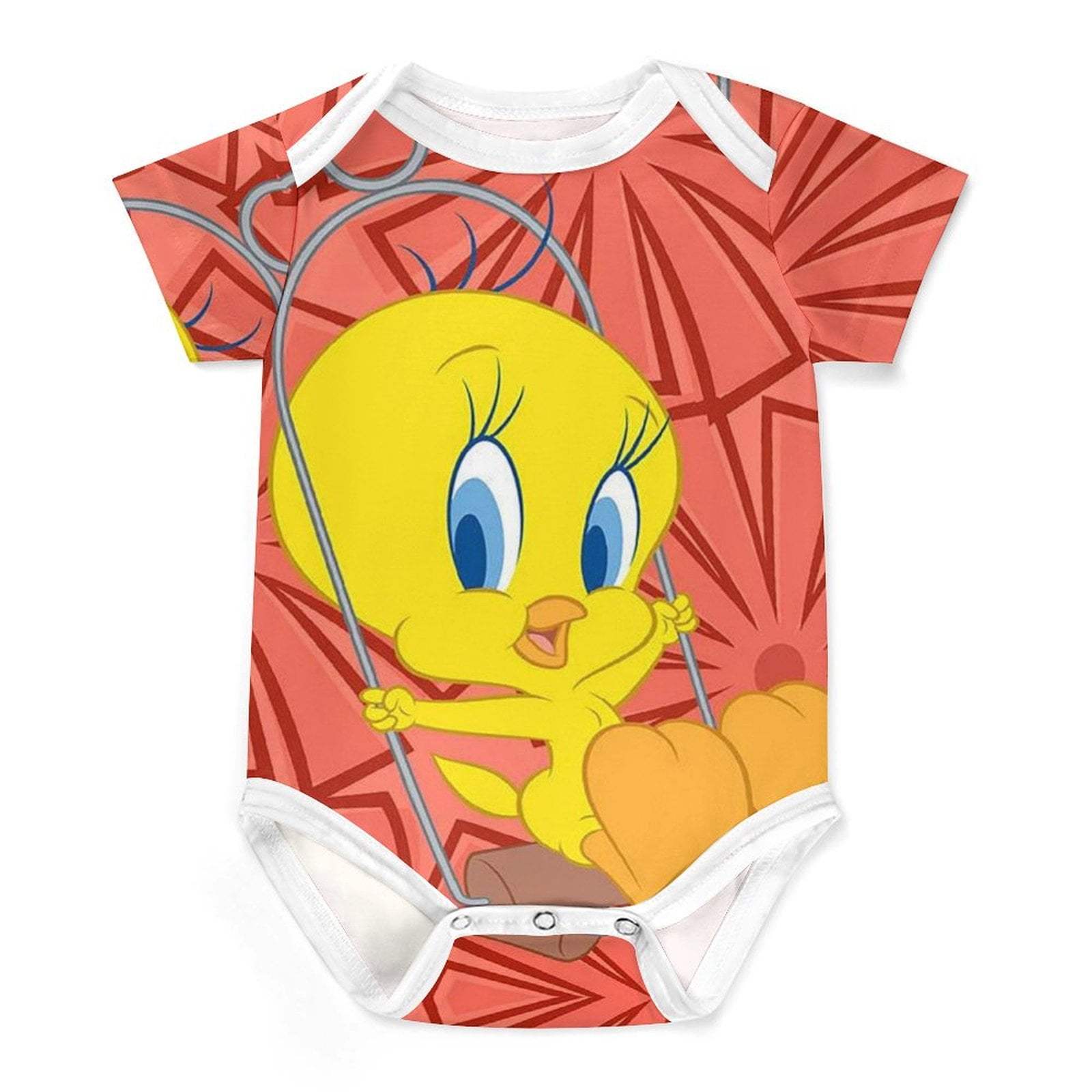 Looney Tunes Tweety Baby Boy Girl Short Sleeve Romper Clothing Set ...