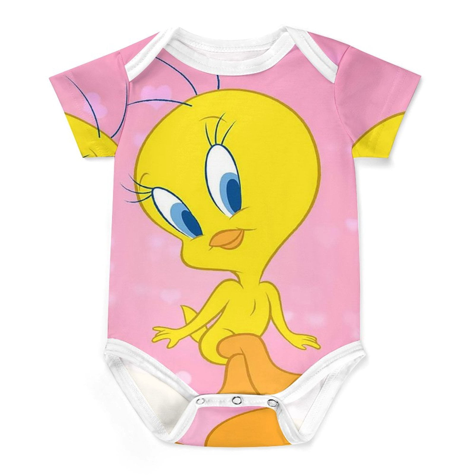 Looney Tunes Tweety Baby Boy Girl Short Sleeve Romper Clothing Set ...