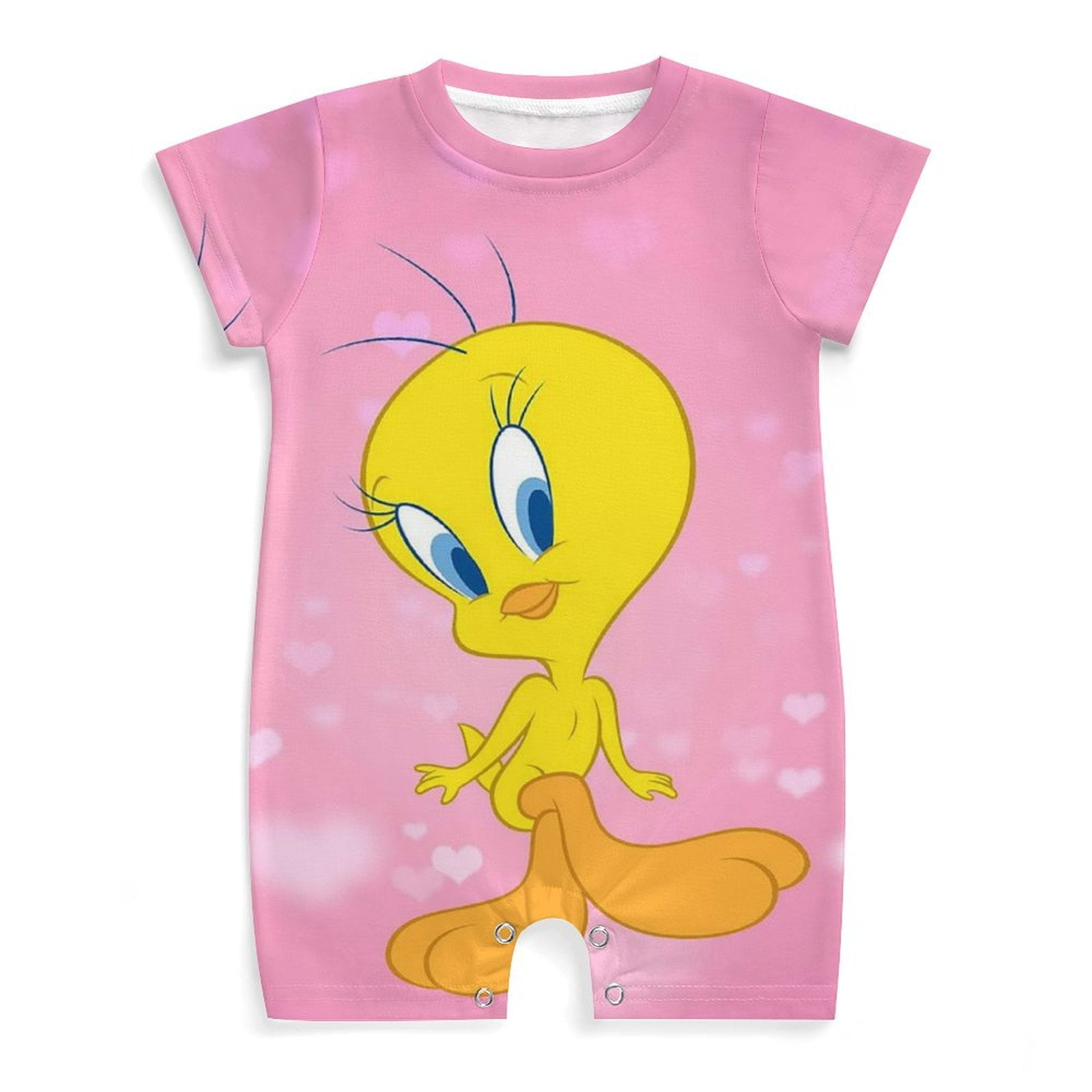 Looney Tunes Tweety Baby Boy Girl Short Sleeve Romper Clothing Set ...