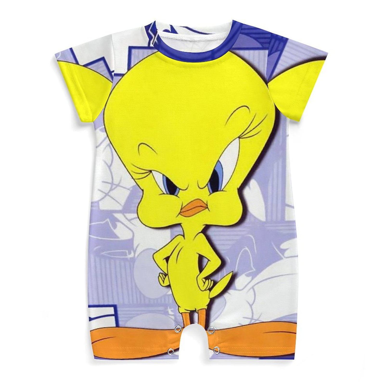 Looney Tunes Tweety Baby Boy Girl Short Sleeve Romper Clothing Set ...