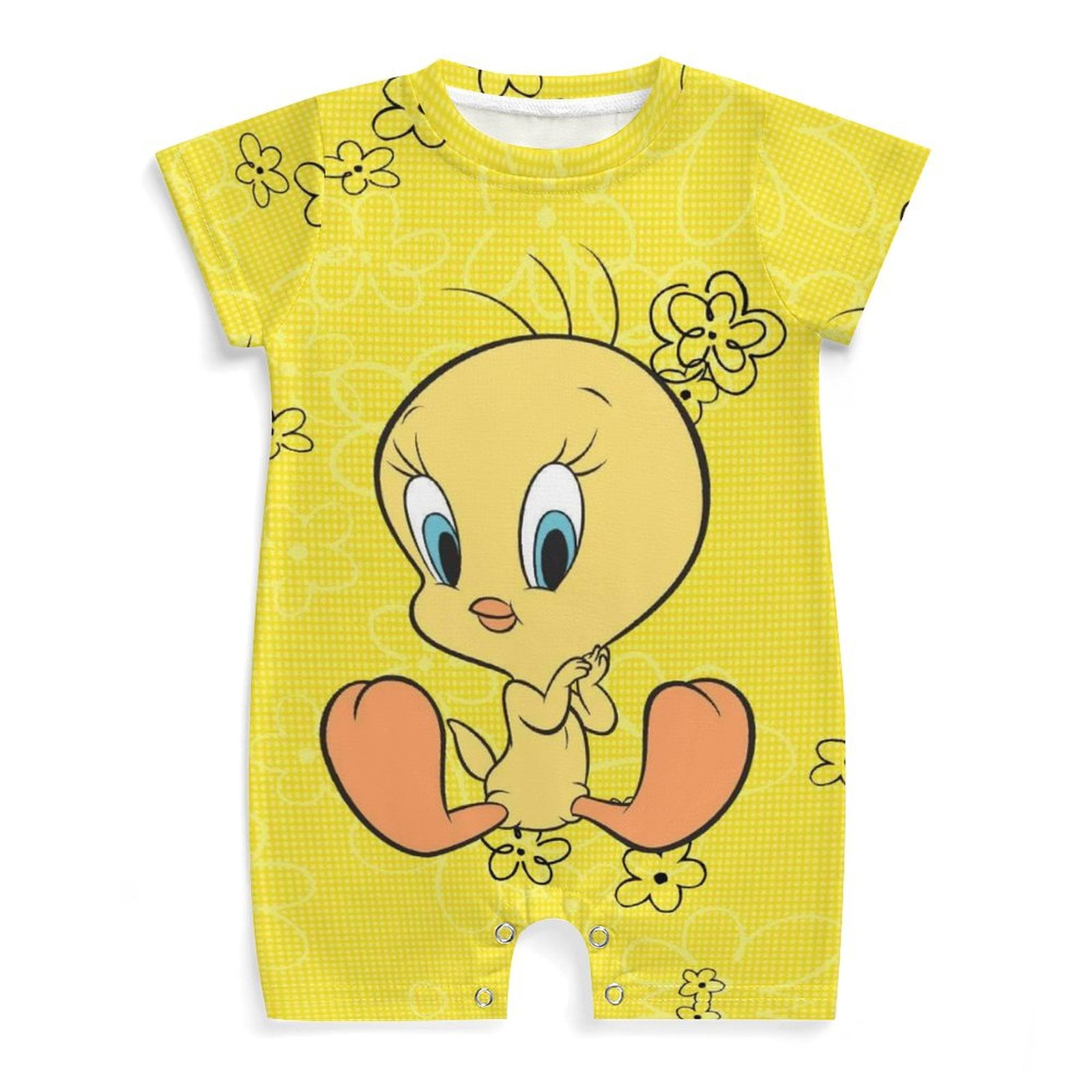 Looney Tunes Tweety Baby Boy Girl Short Sleeve Romper Clothing Set ...