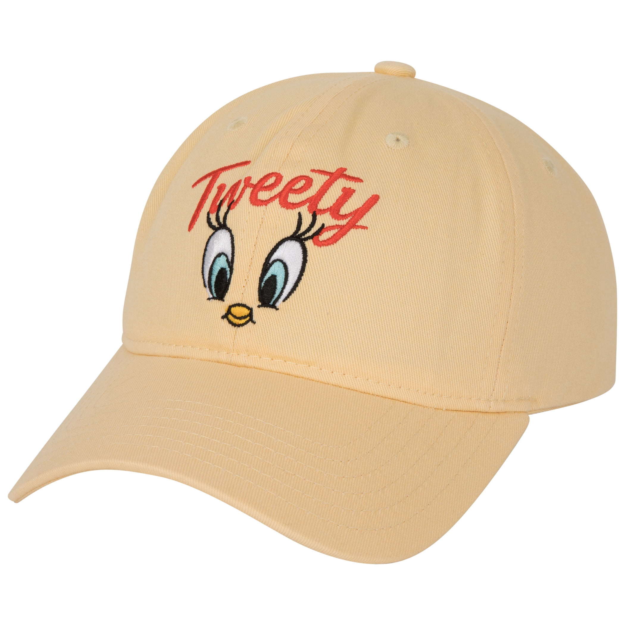 Looney Tunes Tweety Bird Face Adjustable Snapback Dad Cap - Walmart.com
