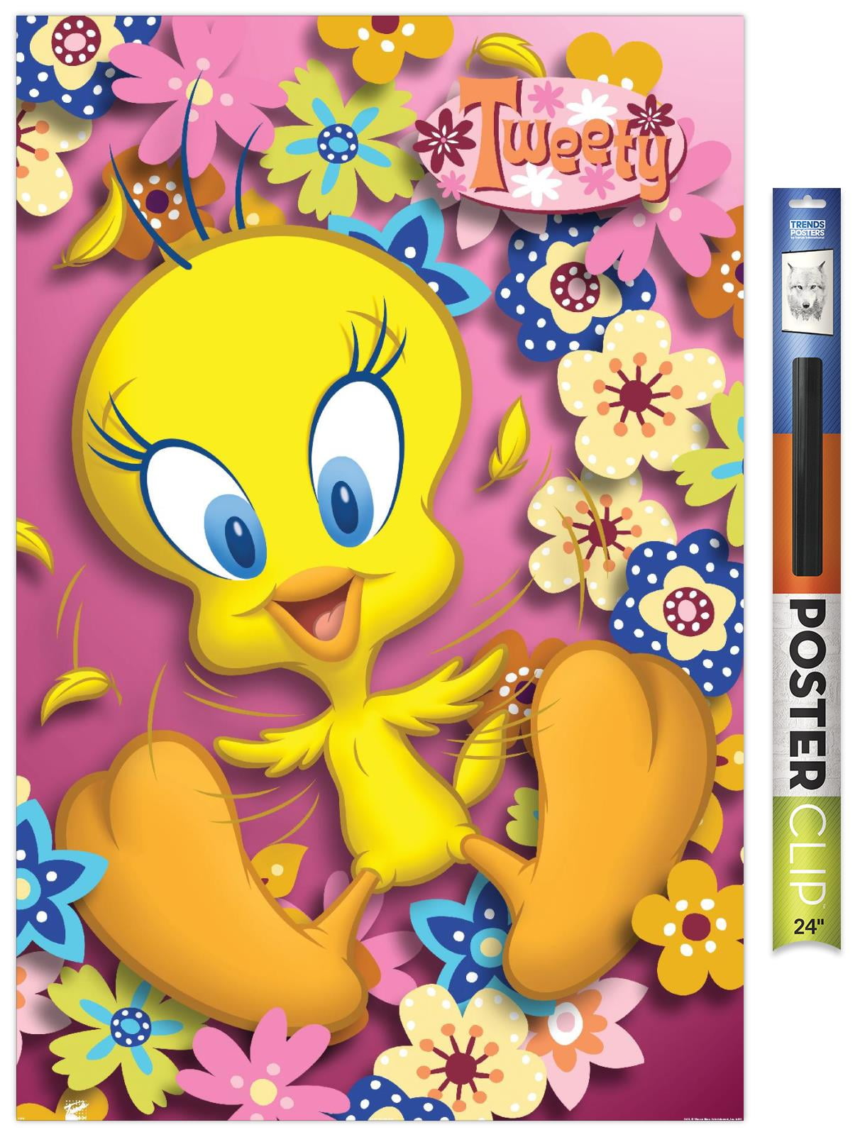 Looney Tunes - Tweety Bird - Power Wall Poster, 22.375" x 34" - Walmart.com