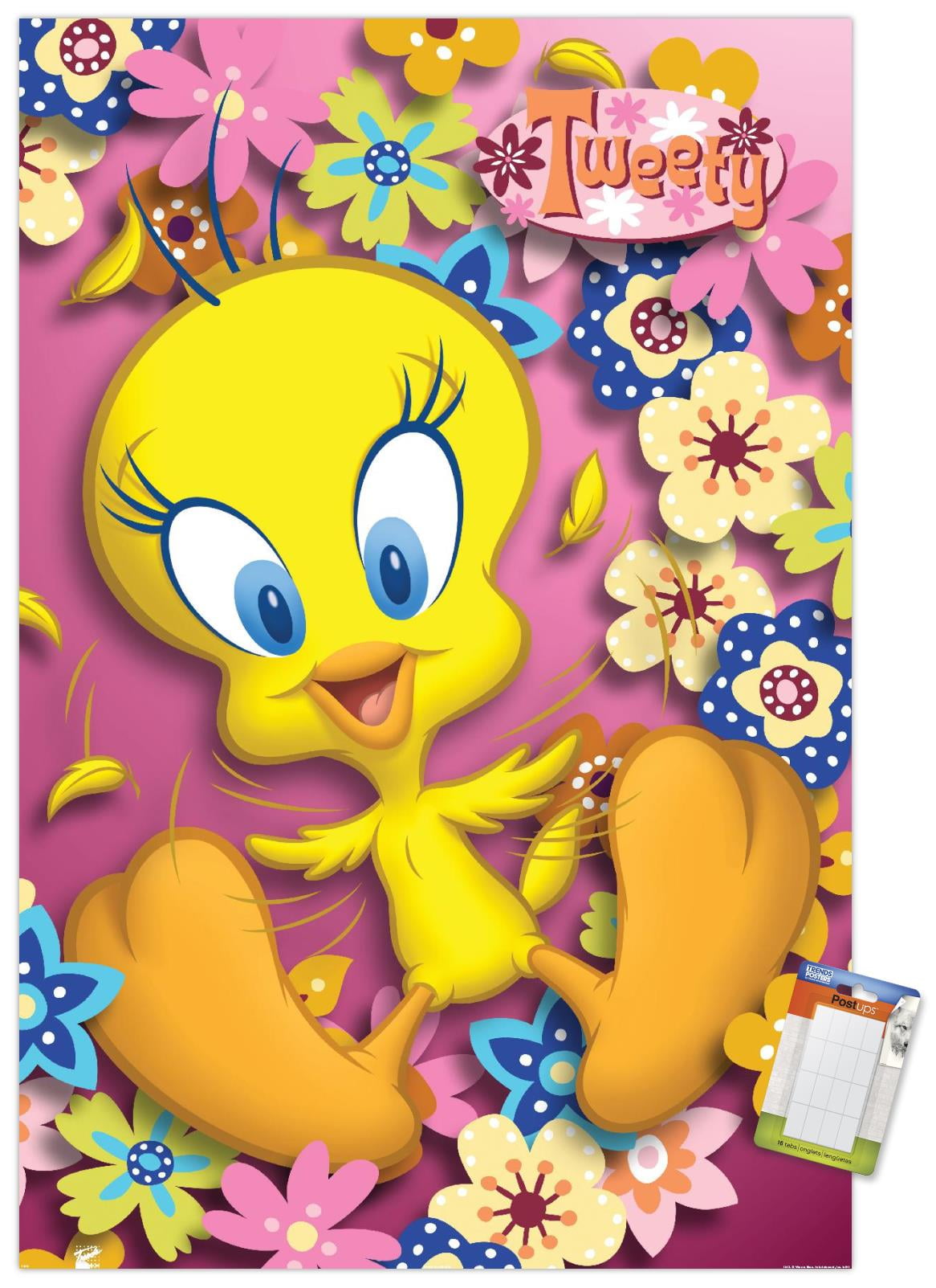 Looney Tunes - Tweety Bird - Power Wall Poster, 22.375" x 34" - Walmart.com