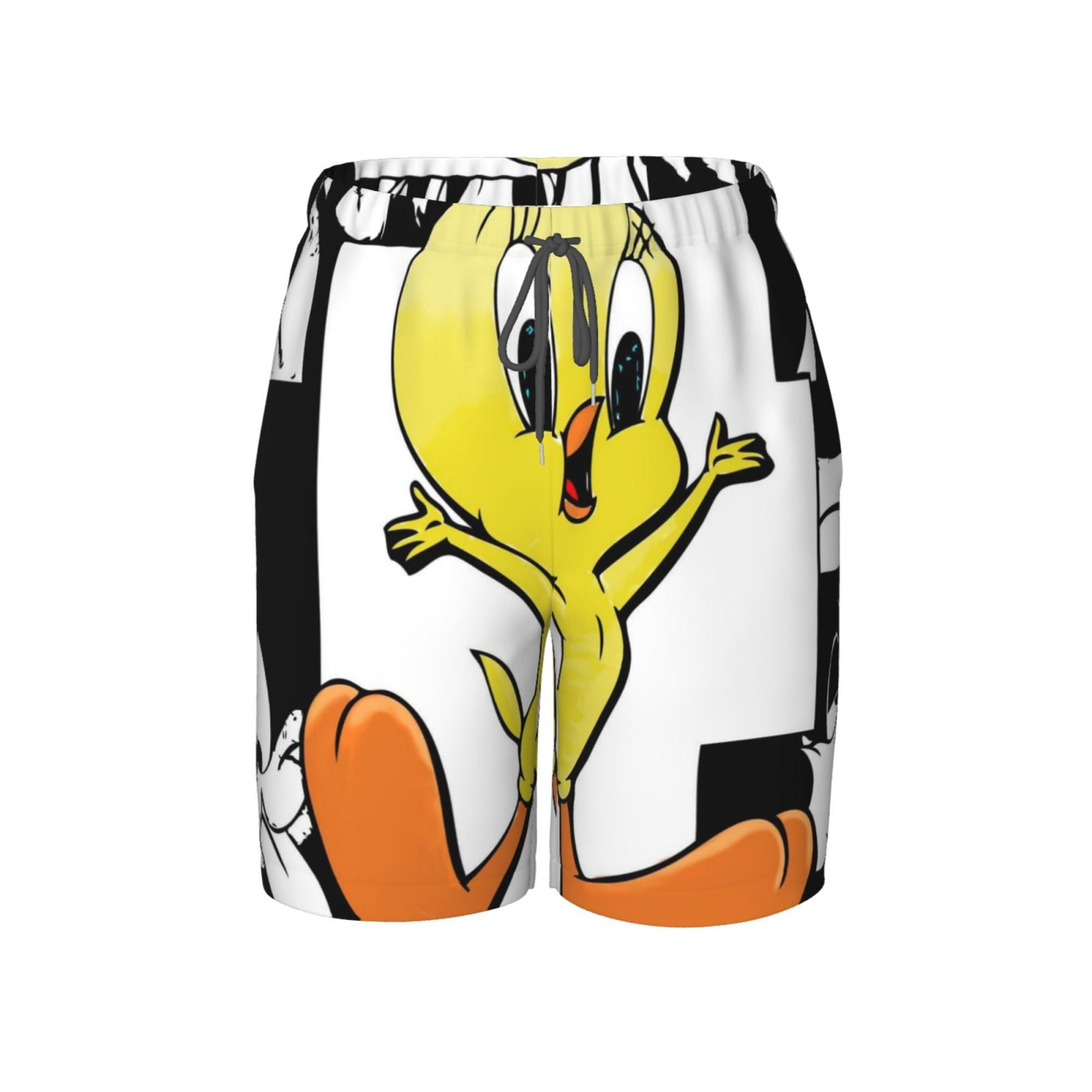 Looney Tunes Tweety Boy'S Swim Trunks Quick Dry Board Shorts Kids Beach ...