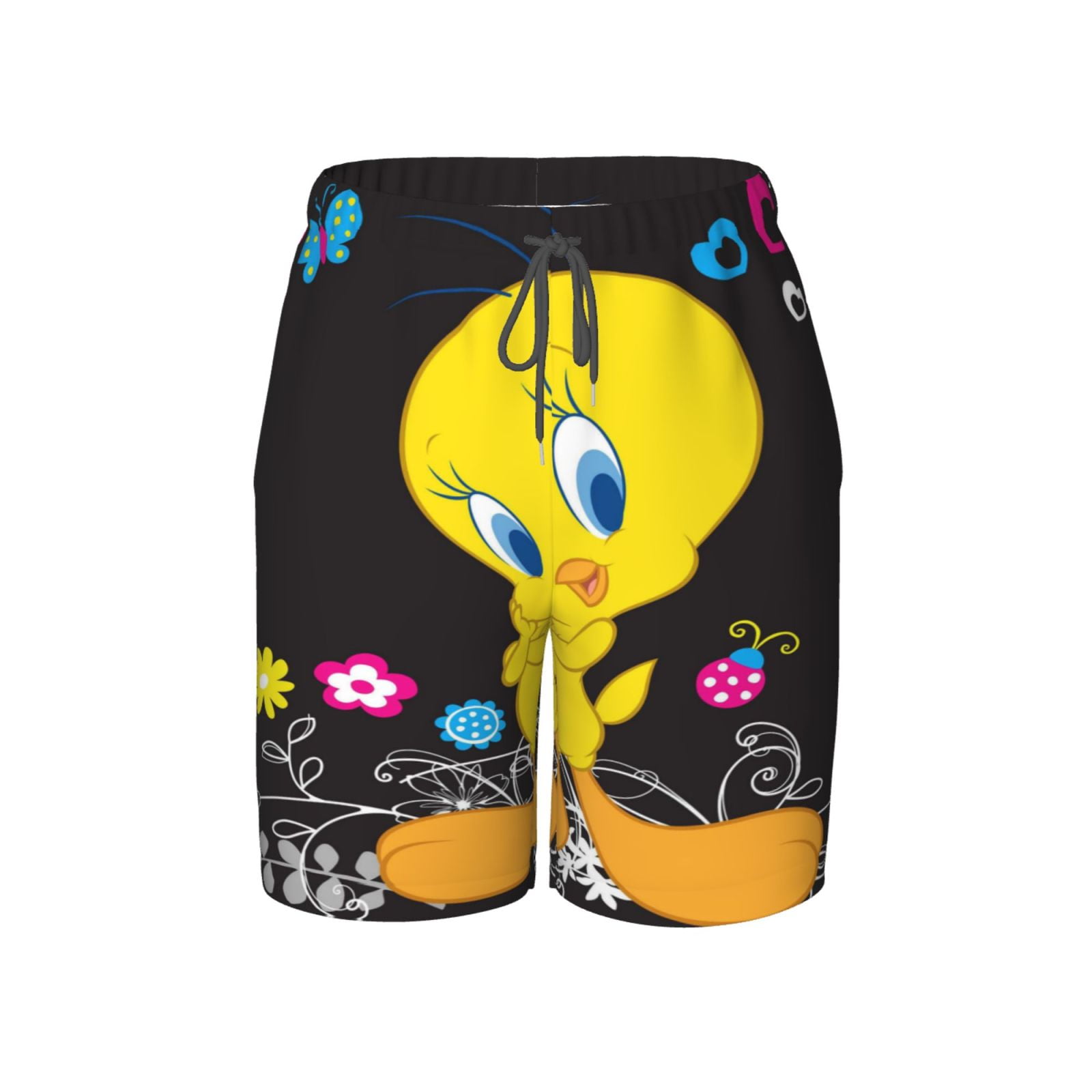 Looney Tunes Tweety Boy's Swim Trunks Quick Dry Board Shorts Kids Beach ...