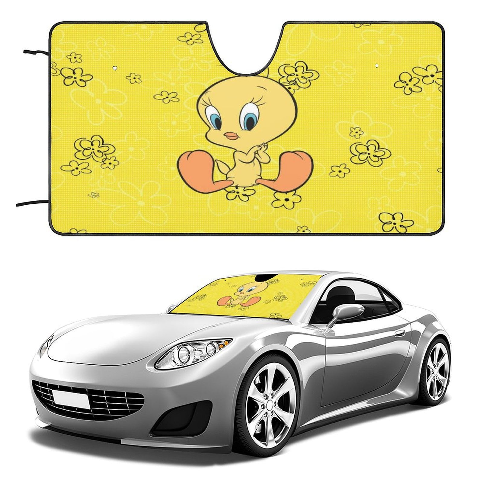 Looney Tunes Tweety Car Windshield Sunshade Accessories Umbrella ...