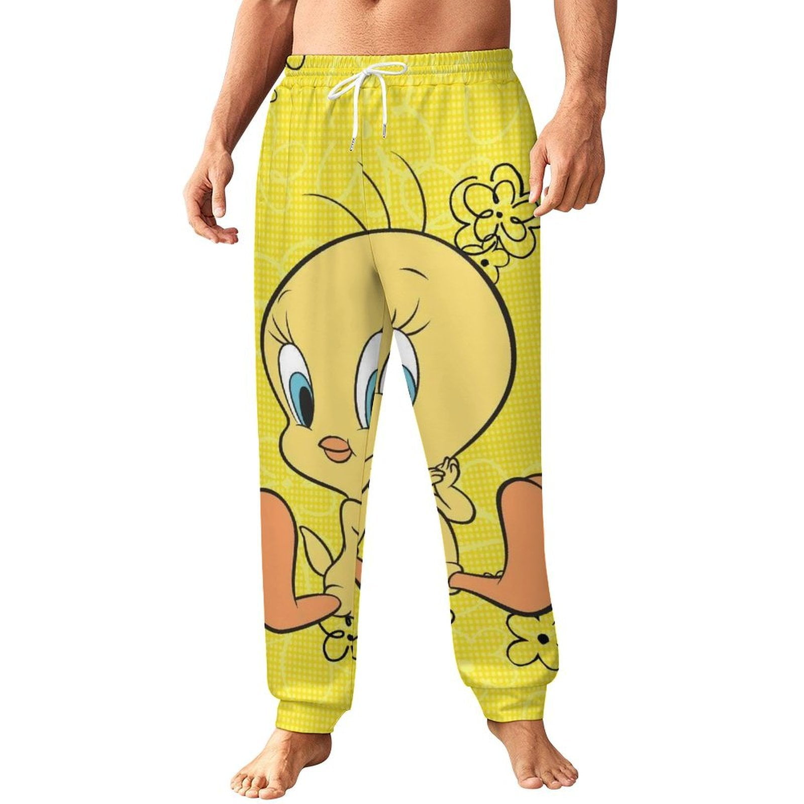 Looney Tunes Tweety Men's Athletic Joggers Stretch Sweatpants Running ...