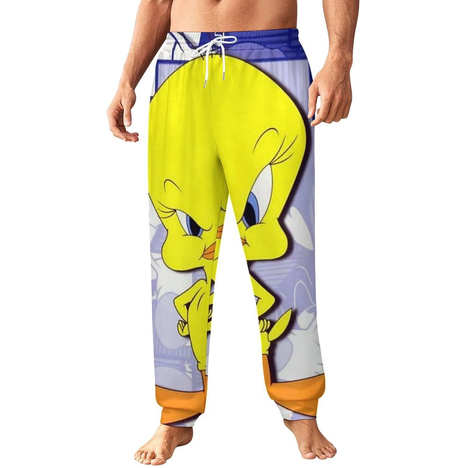 Looney Tunes Tweety Men's Athletic Joggers Stretch Sweatpants Running ...