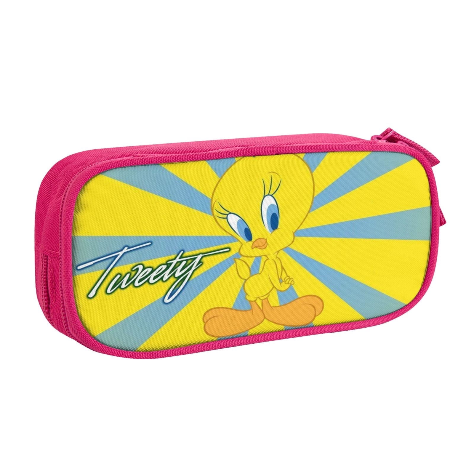 Looney Tunes Tweety Pencil Case with Zipper, Big Capacity Pen Pouch ...