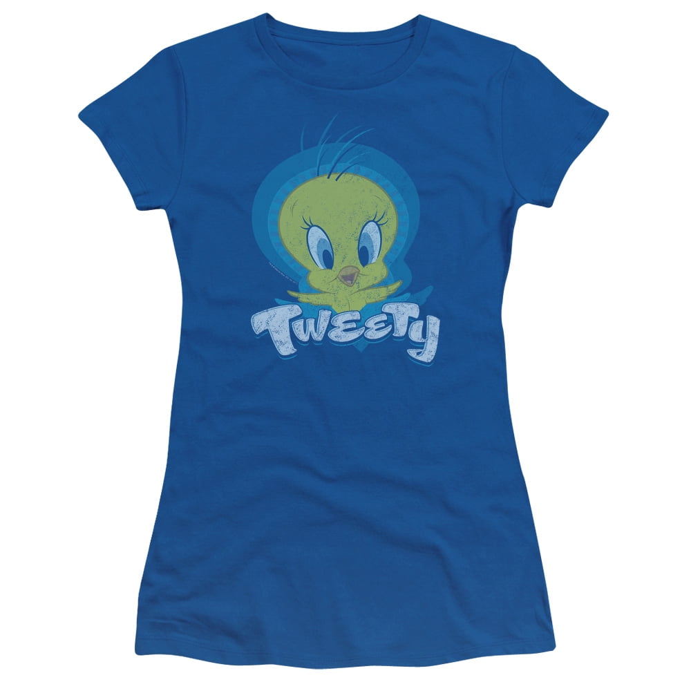 Looney Tunes Tweety Swirl Officially Licensed Juniors T Shirt - Walmart.com