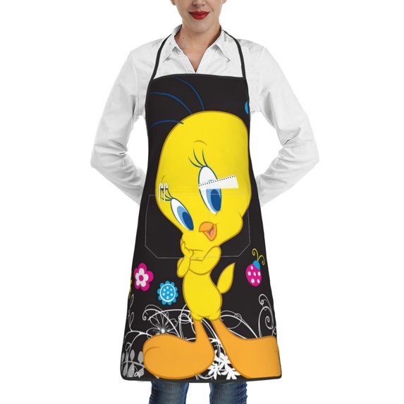 Looney Tunes Tweety Waterproof Cooking Aprons, Adjustable Bib Soft Chef ...