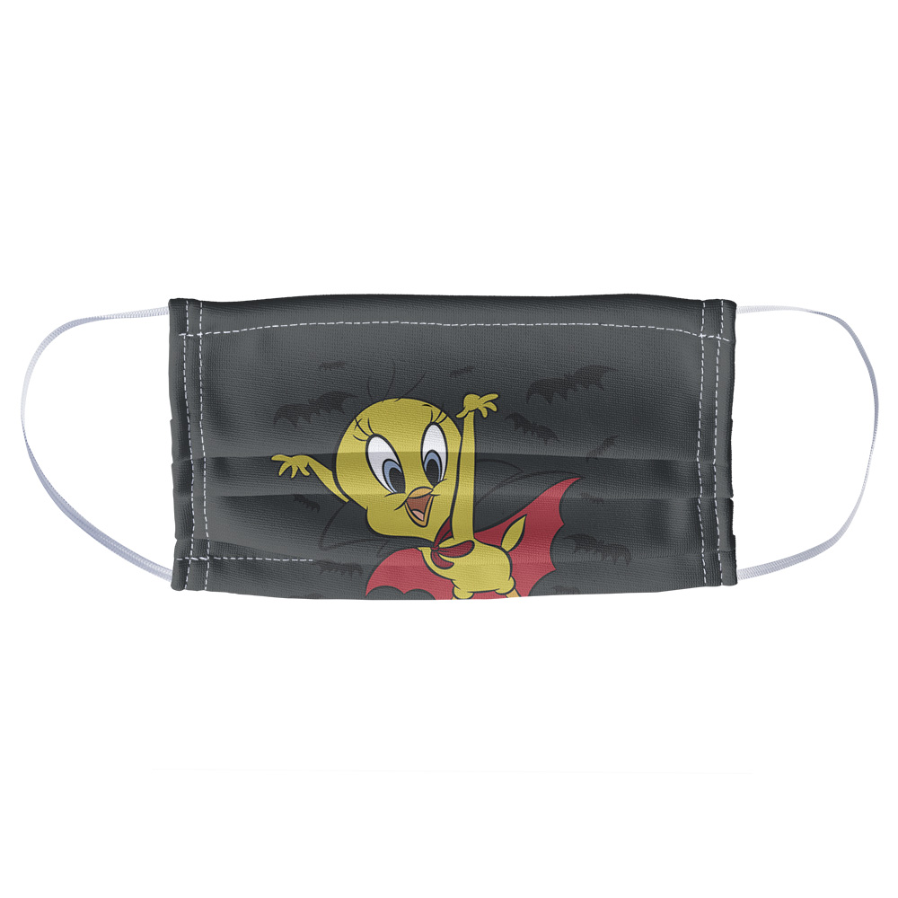 Looney Tunes Vampire Tweety 1-Ply Reusable Face Mask Covering, Unisex ...
