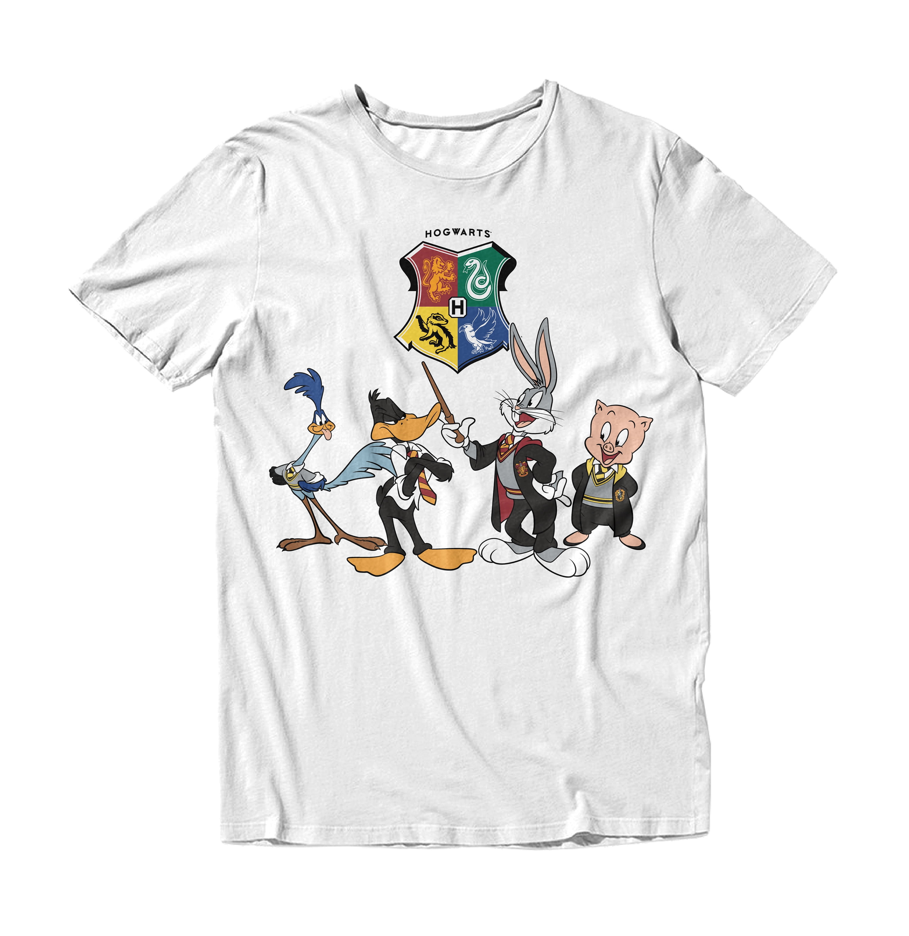 Looney Tunes WB 100 Hogwarts Mens and Womens Short Sleeve T-Shirt ...