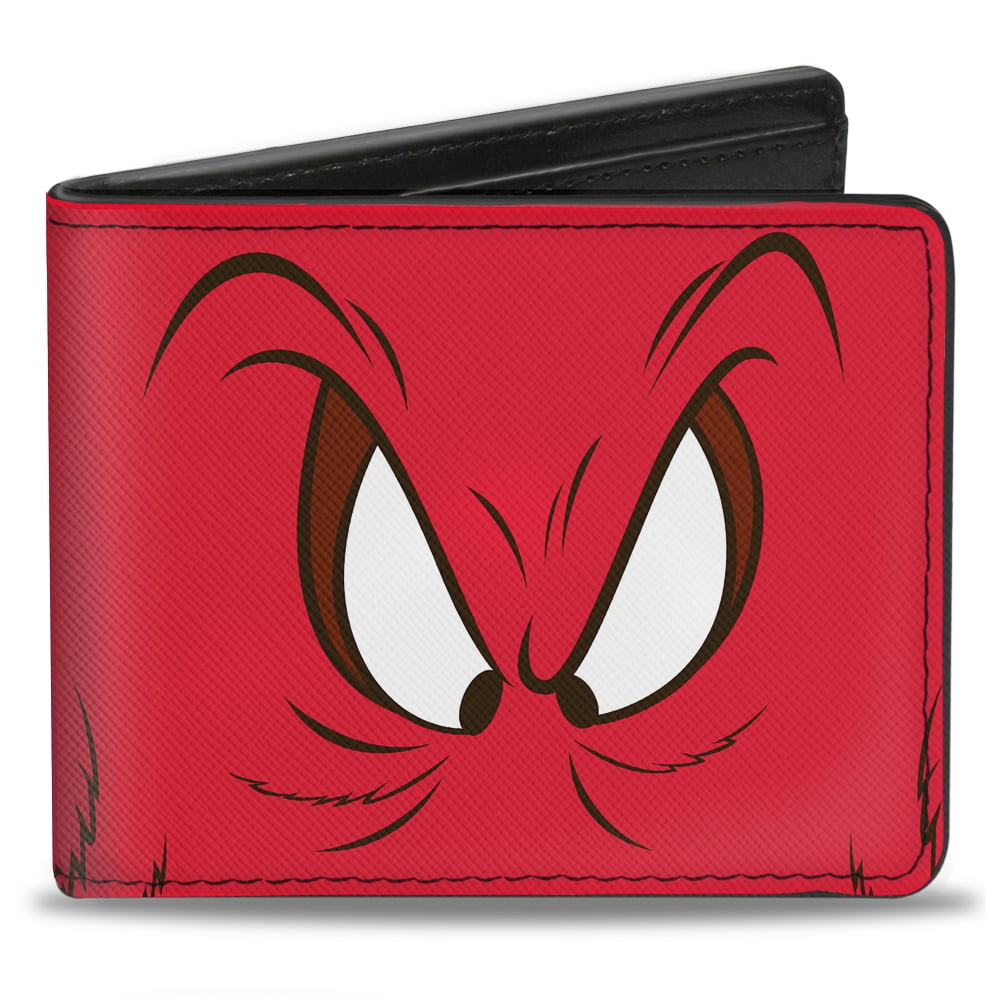 Looney Tunes Wallet, Bifold, Gossamer Eyes Close Up Red Black White ...