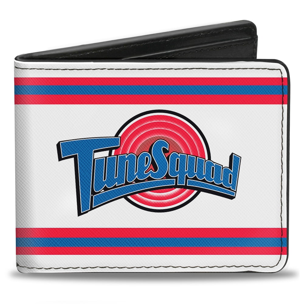 Looney Tunes Wallet, Bifold, Space Jam Tune Squad Logo Stripe White Red ...