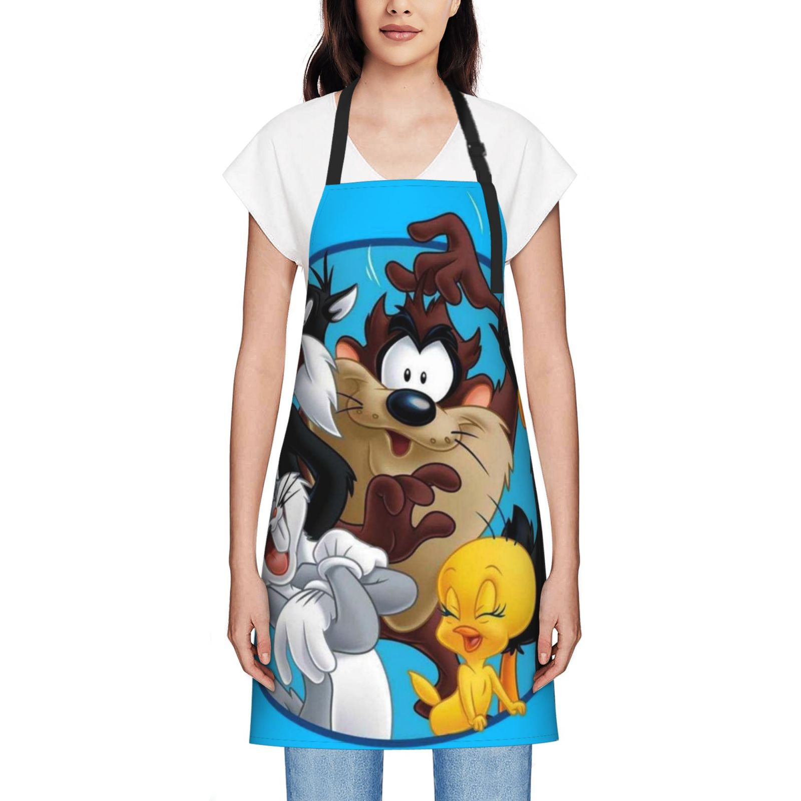 Looney Tunes Waterproof Apron Home Decor For Kitchen/Cooking/Gardening ...