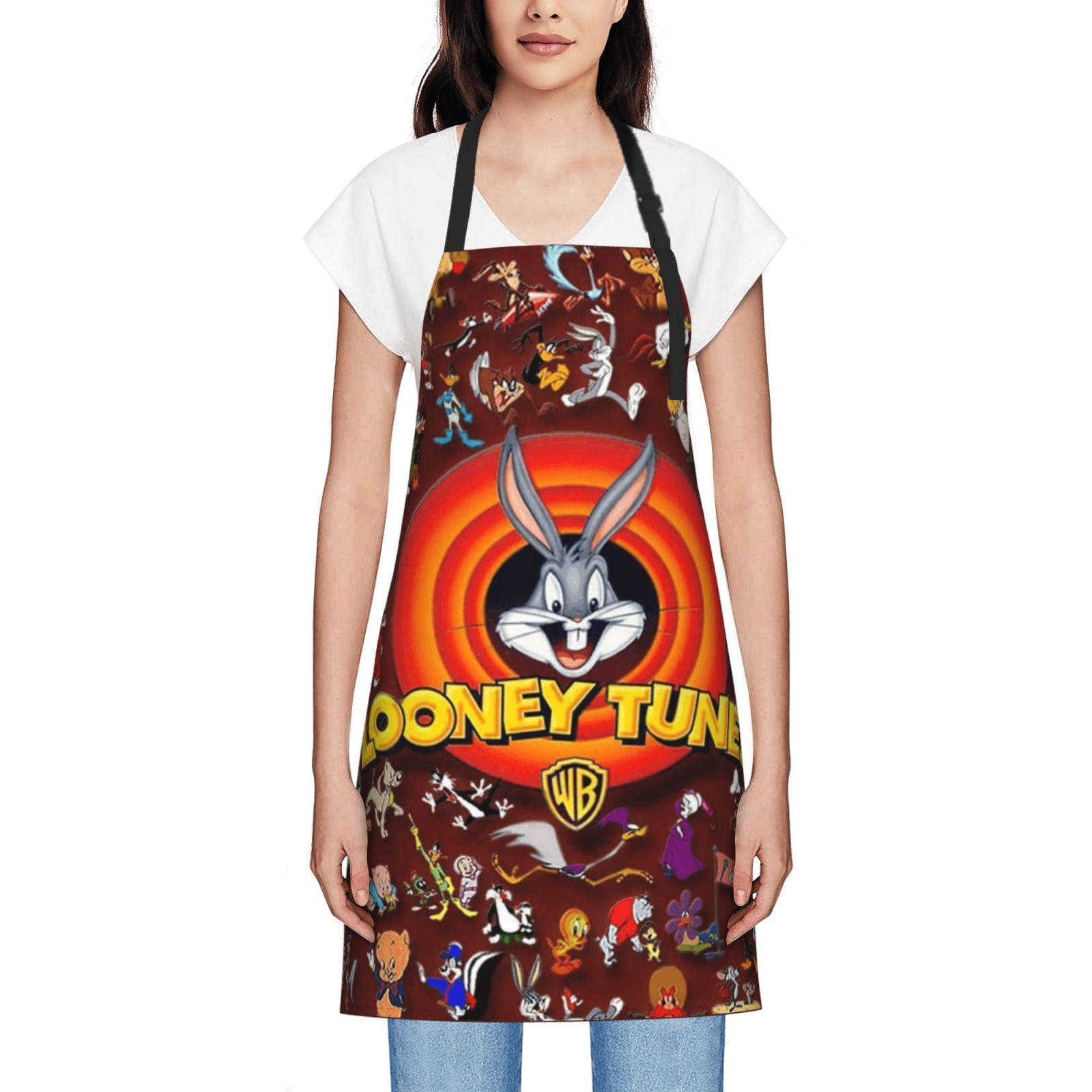 Looney Tunes Waterproof Apron Home Decor For Kitchen/Cooking/Gardening ...