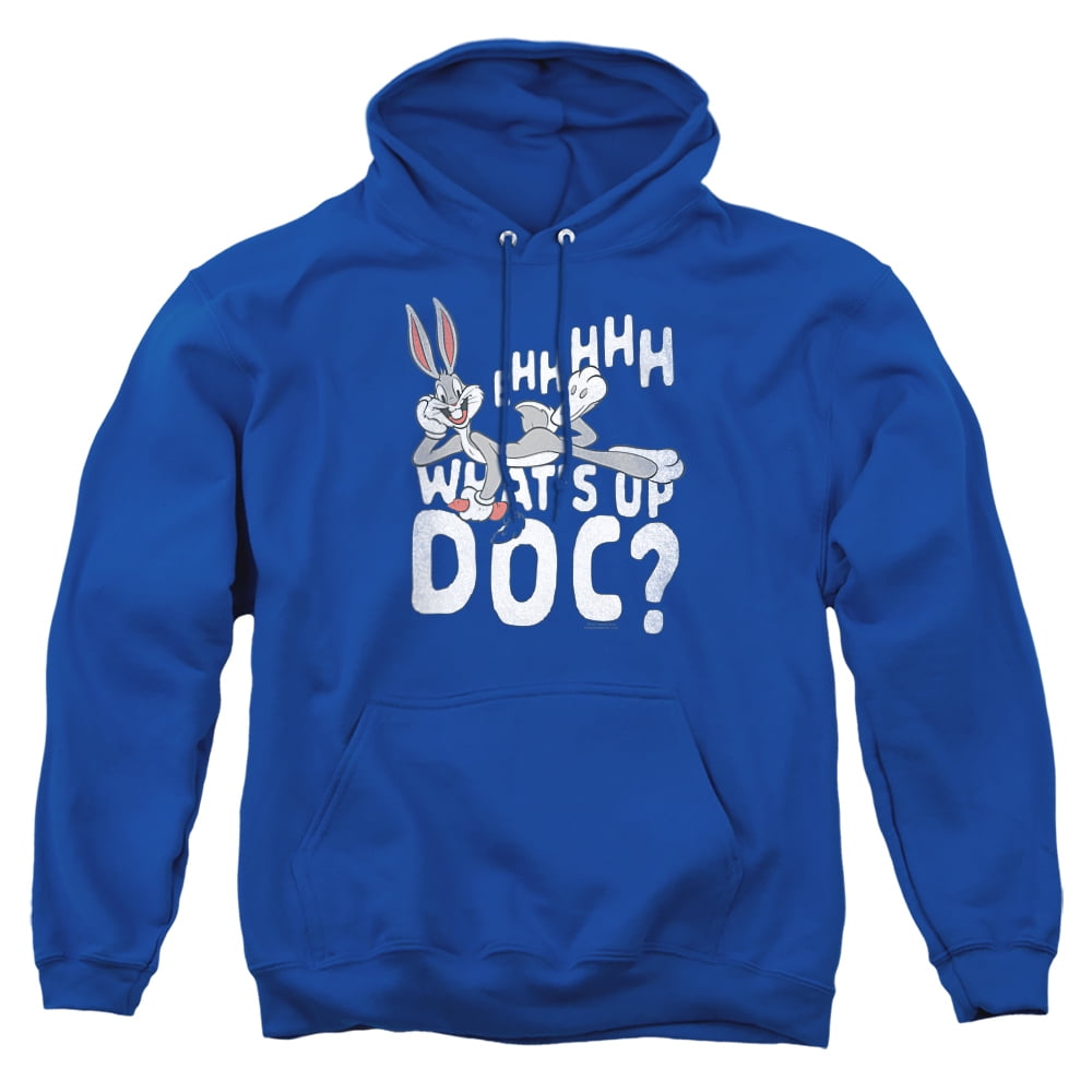 Looney Tunes Whats Up Unisex Adult Pull-Over Heather Hoodie, Large ...