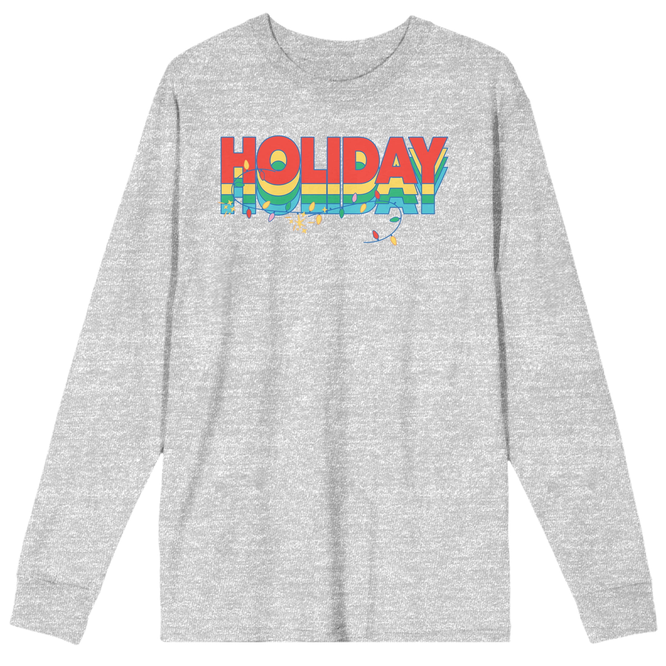Looney Tunes Wile E. Coyote & Road Runner Holiday Crew Neck Long Sleeve ...