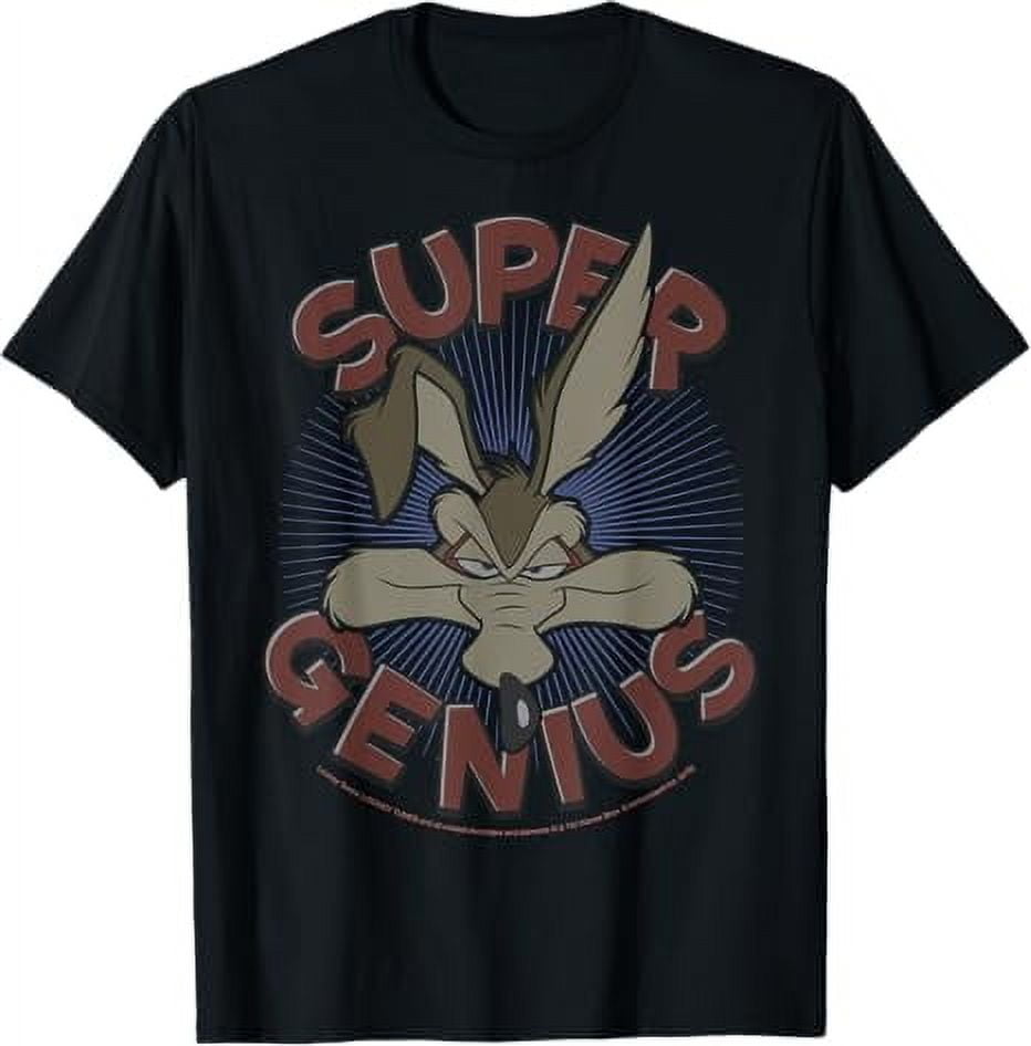 Looney Tunes Wile E. Coyote Super Genius T-Shirt - Walmart.com