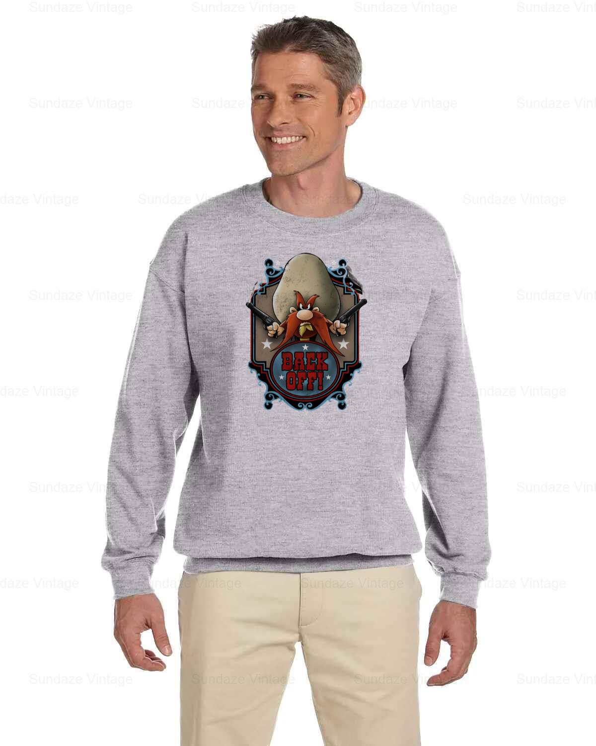 Looney Tunes Yosemite Sam Back Off Cartoon Character Sweatshirt unisex ...