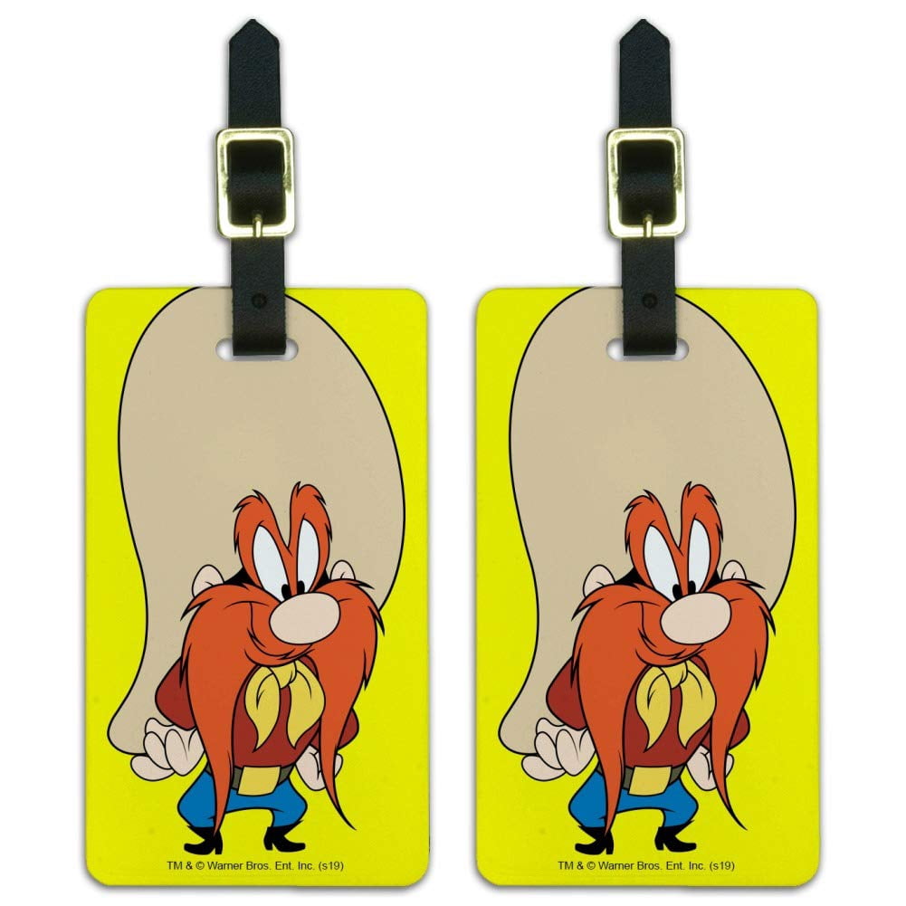 Looney Tunes Yosemite Sam Luggage ID Tags Suitcase Carry-On Cards - Set ...