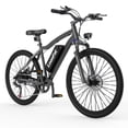 Loonfat E26 26-inch Adult Electric Bike (Black), 750W Peak, 36V 10.4Ah ...