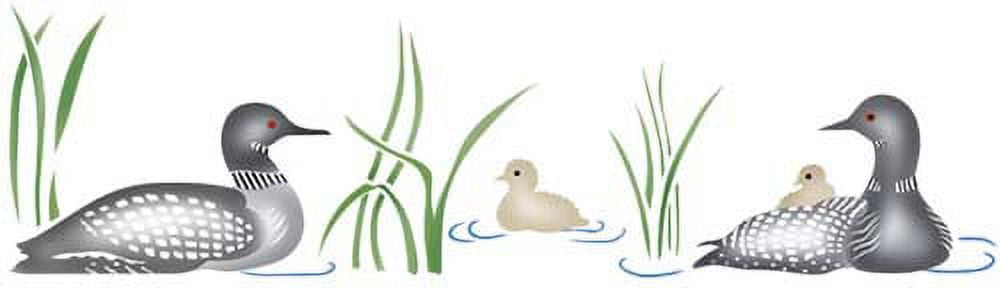 Loons Wall Stencil SKU #1851 by Designer Stencils - Walmart.com