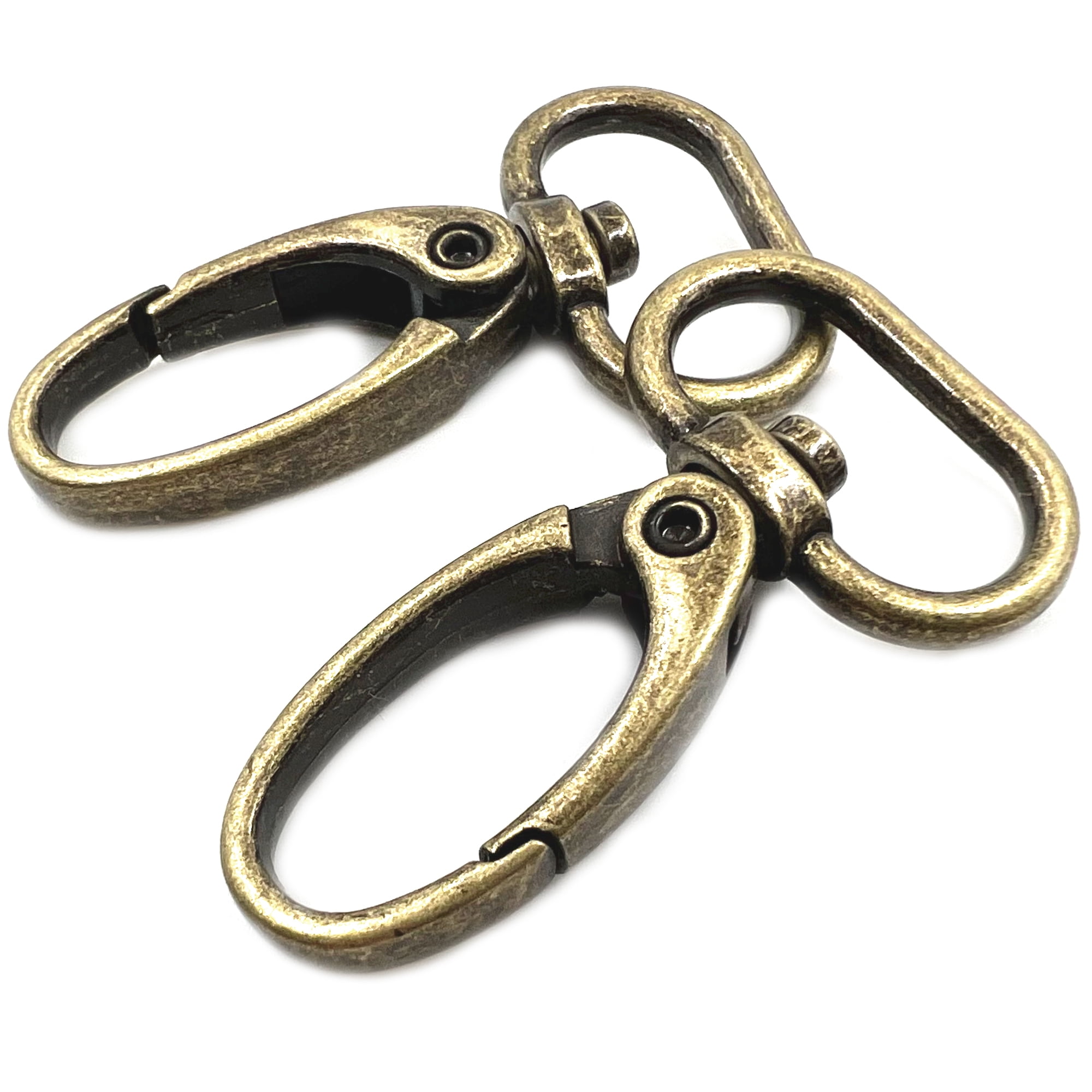 Loooontye 10 Pcs 3/4 inch Oval Ring Lobster Clasp Claw Swivel for Strap ...