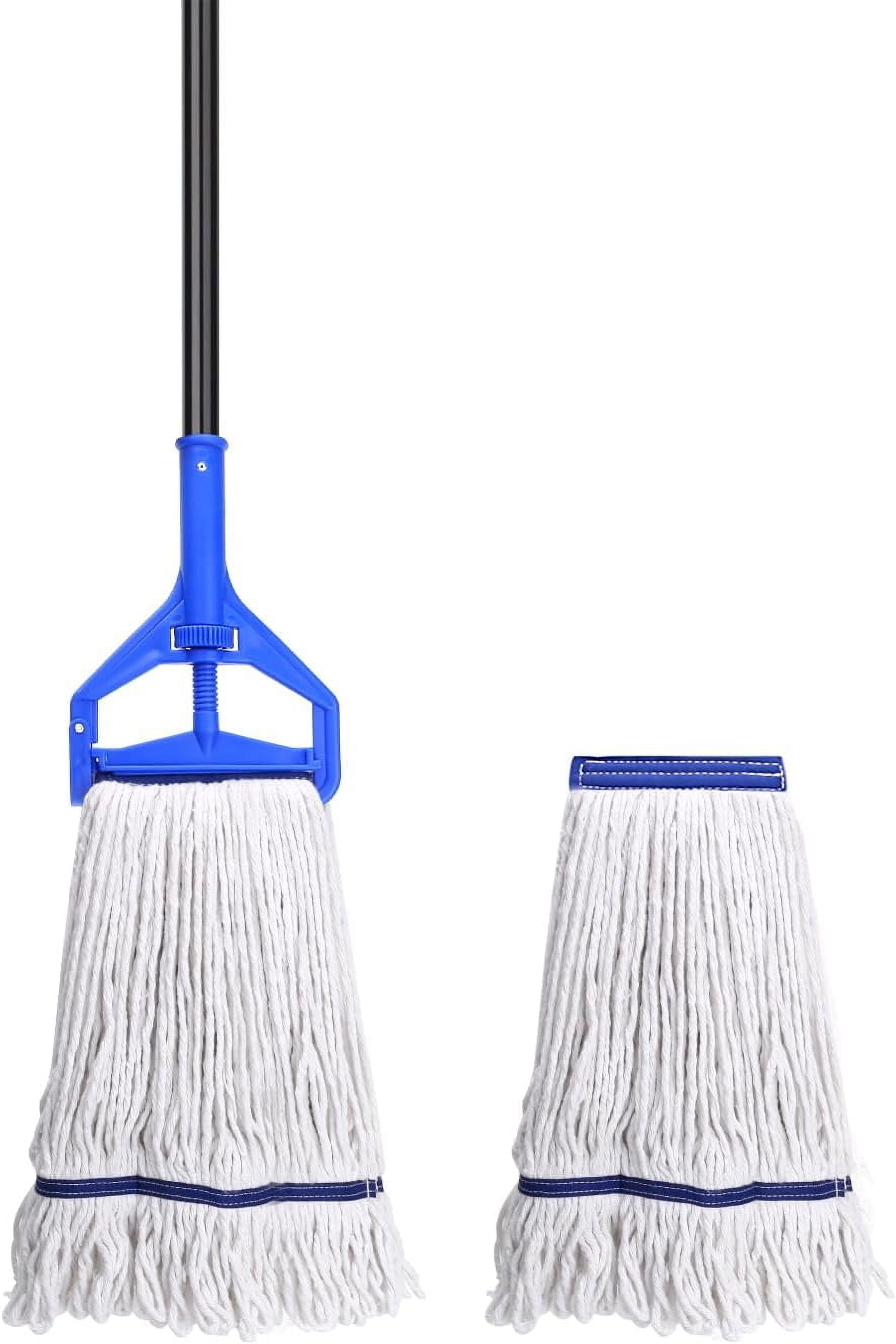 Loop-End String Mop: Heavy Duty Commercial Industrial Mops with 2 Extra ...